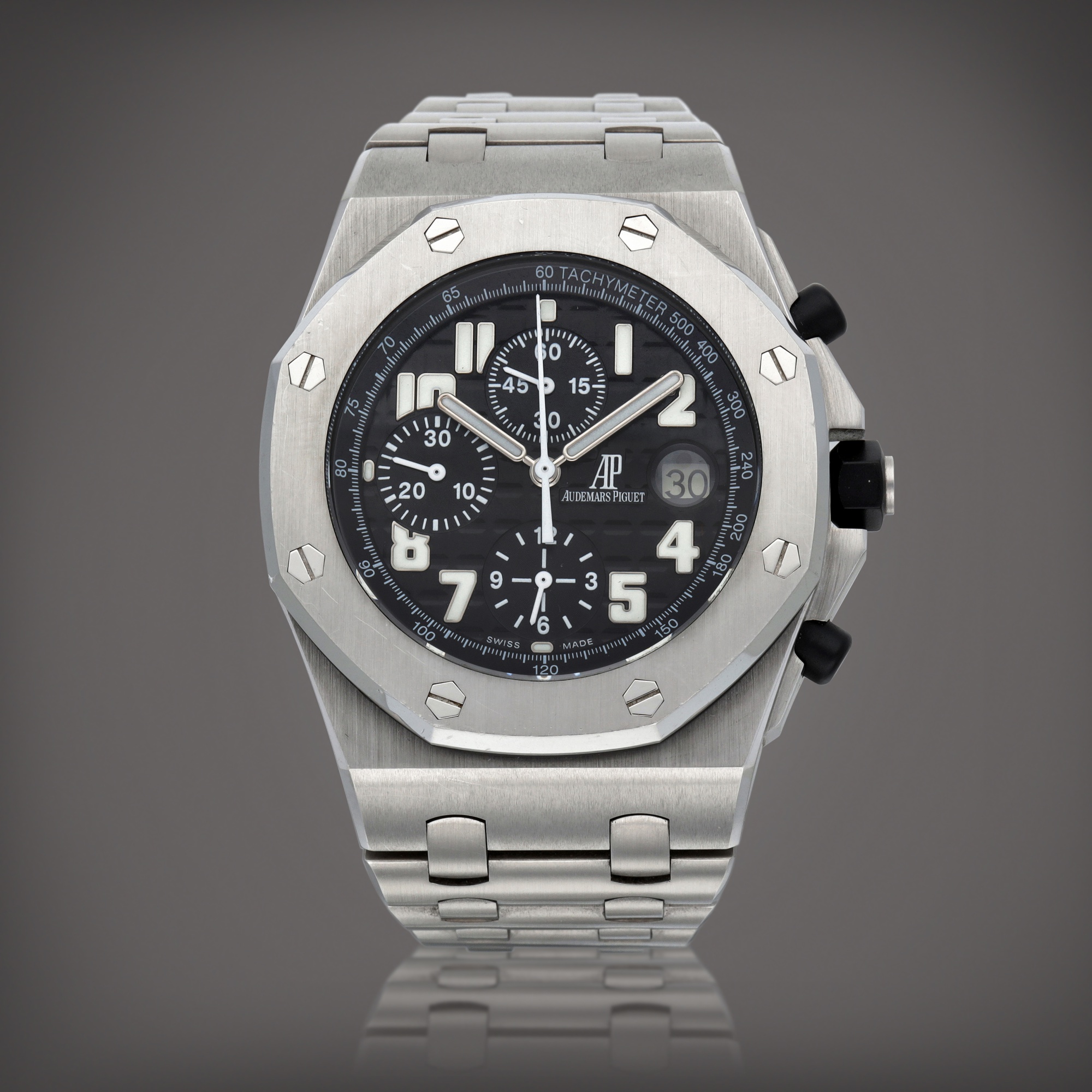 Royal Oak Offshore, Reference 25721ST | A stainless steel chronograph ...