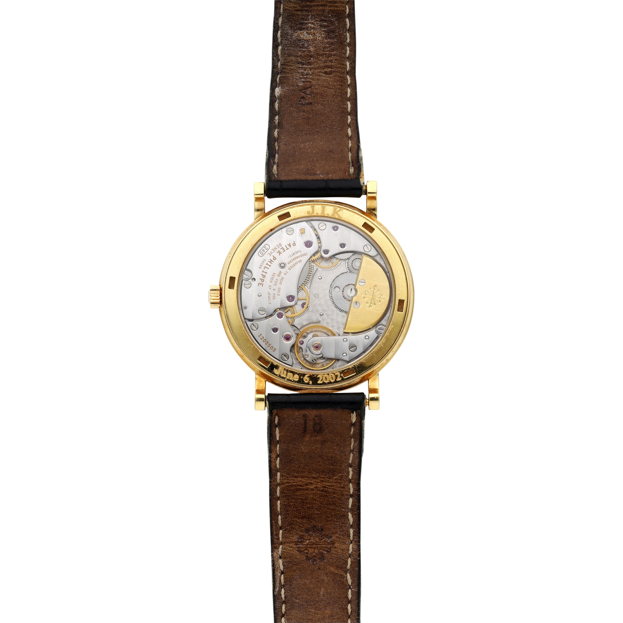 Reference 5120 Calatrava | A yellow gold automatic wristwatch, Circa ...