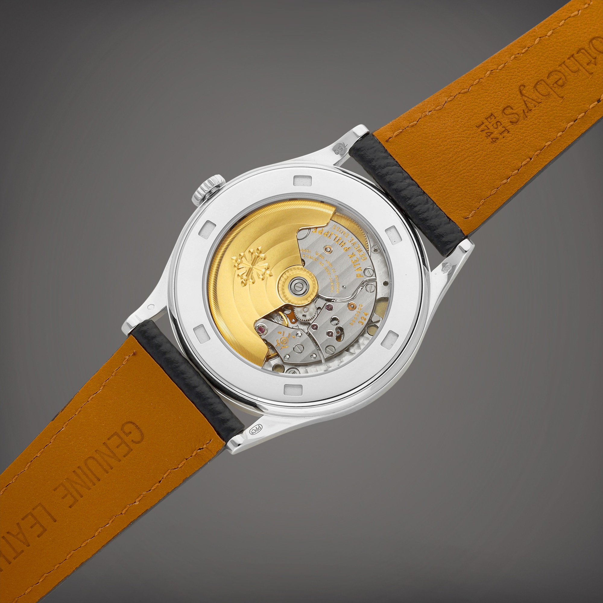 Reference 5297 | A white gold and diamond-set wristwatch with date ...