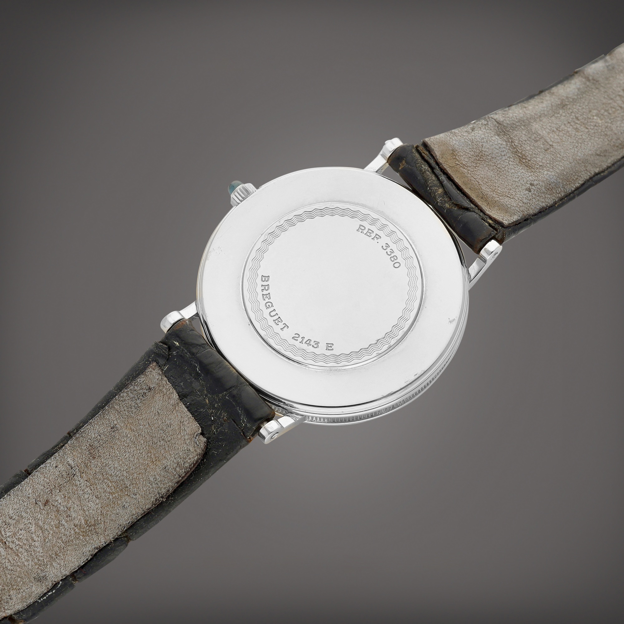 Classique, Reference 3380 | A white gold wristwatch with power reserve ...