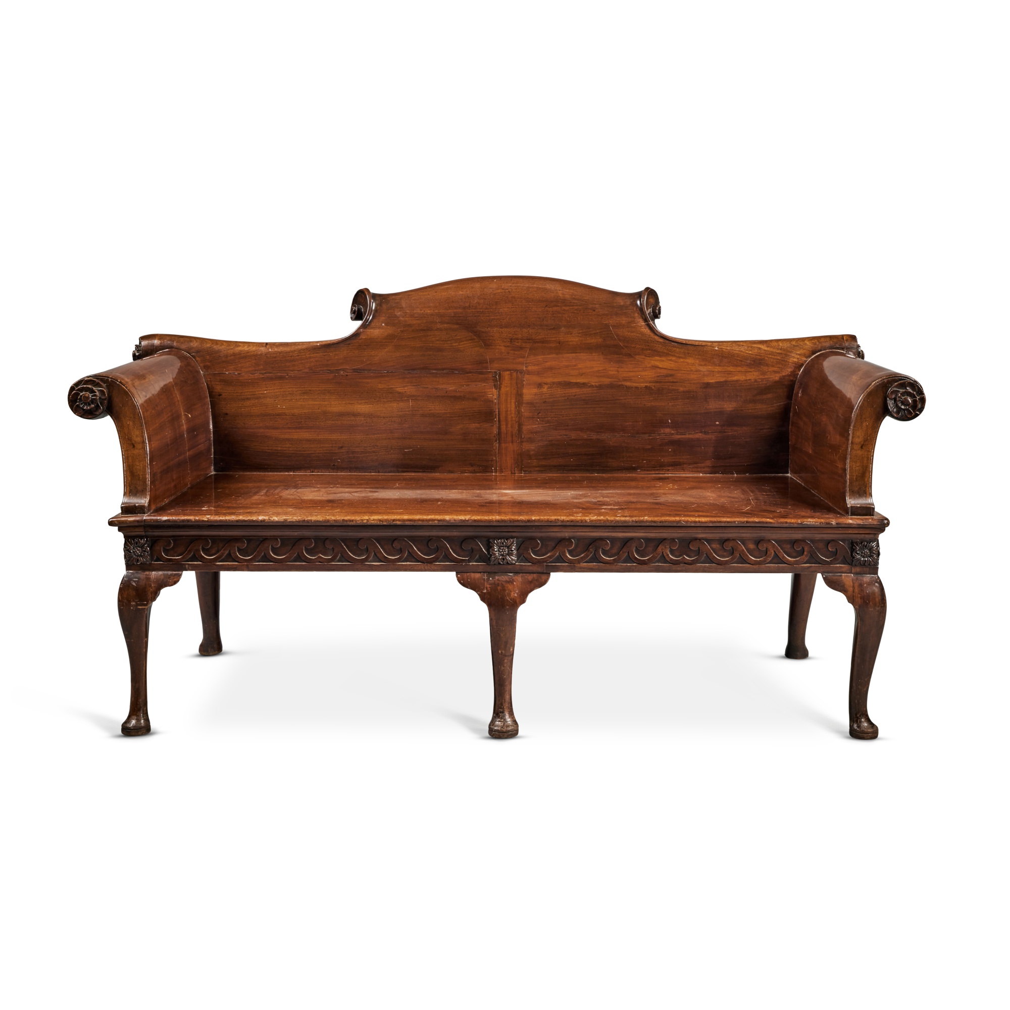 A George II Mahogany Hall Bench, Circa 1740 | Hyde Park Antiques: Past ...