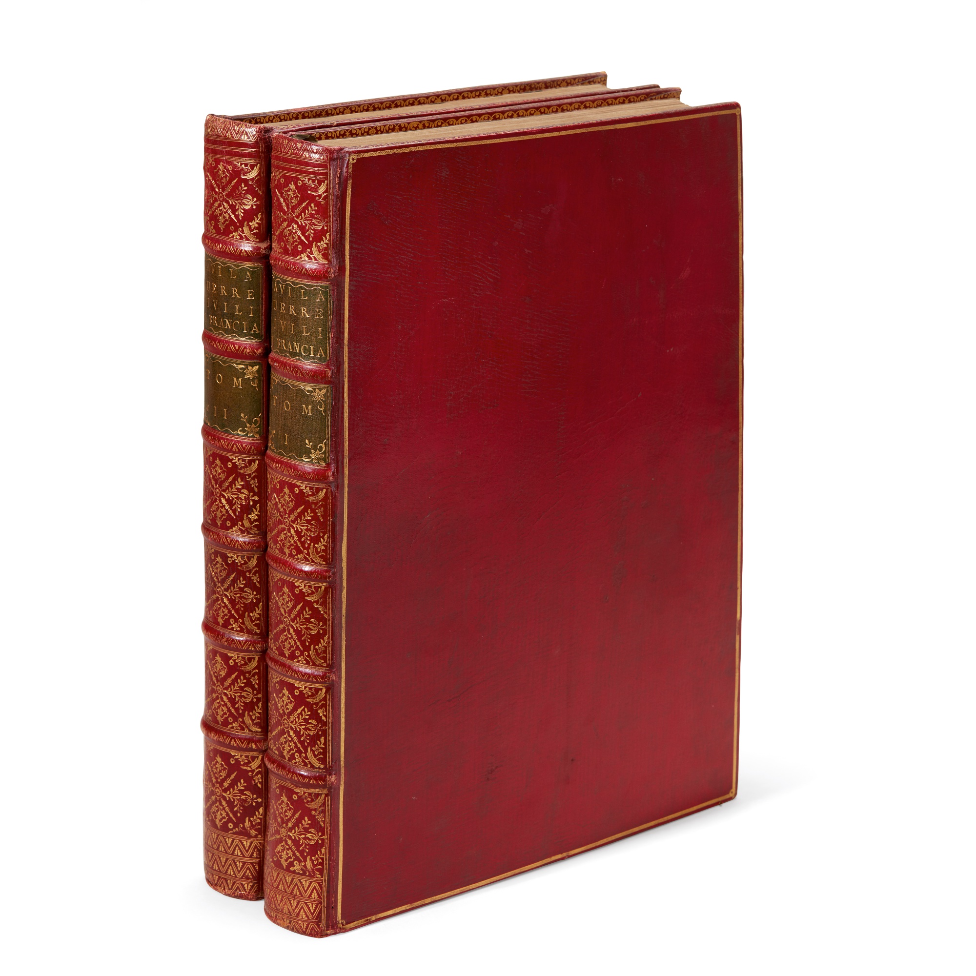 Davila, Historia delle guerre civili di Francia, Paris, 1644, 2 volumes ...