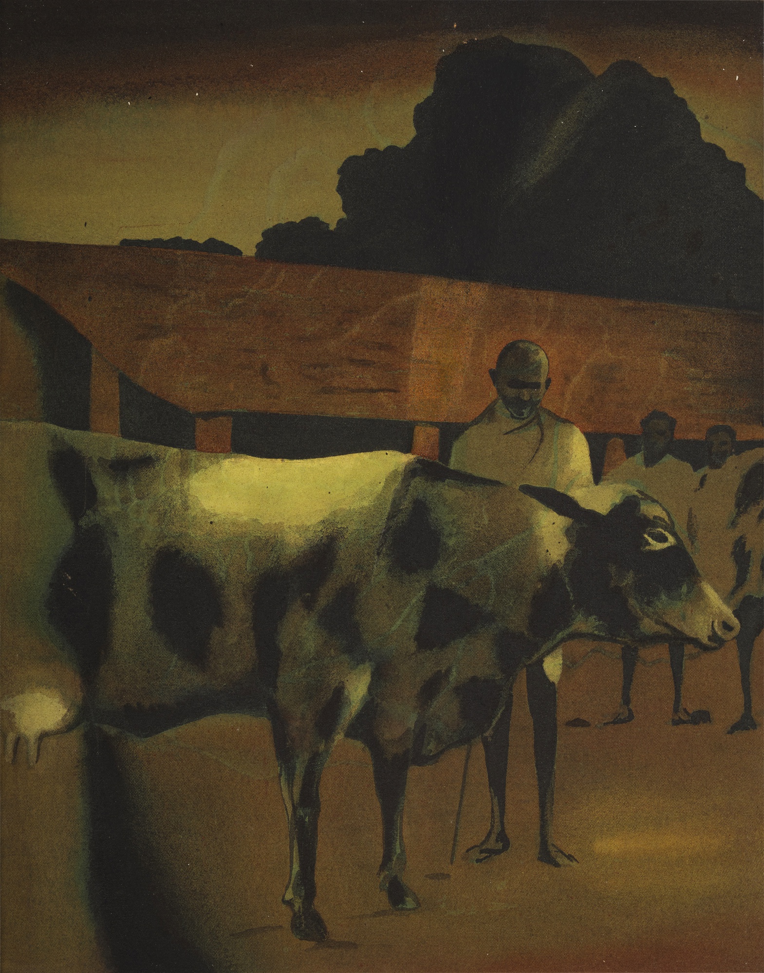 Bapu Observing a Cow | Modern & Contemporary South Asian Art | 2023 ...