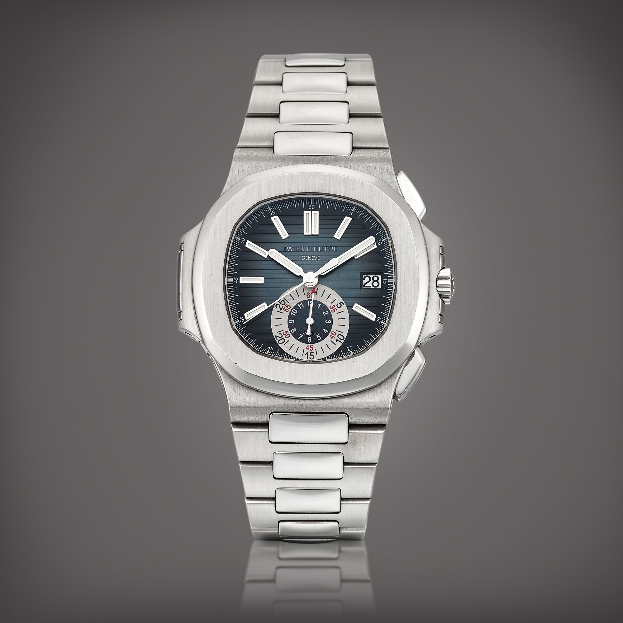 Nautilus, Reference 5980 | A stainless steel flyback chronograph ...