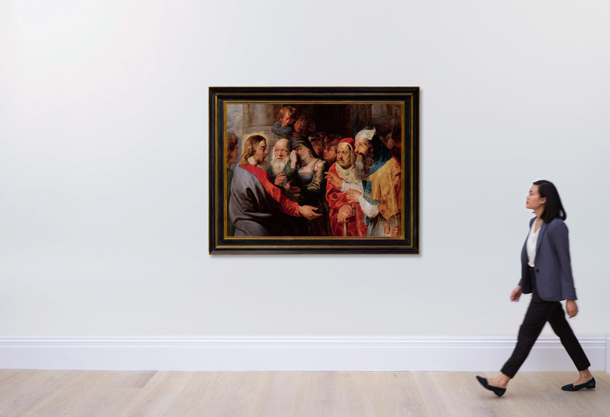 Christ and the woman taken in adultery | Master Paintings Part I ...