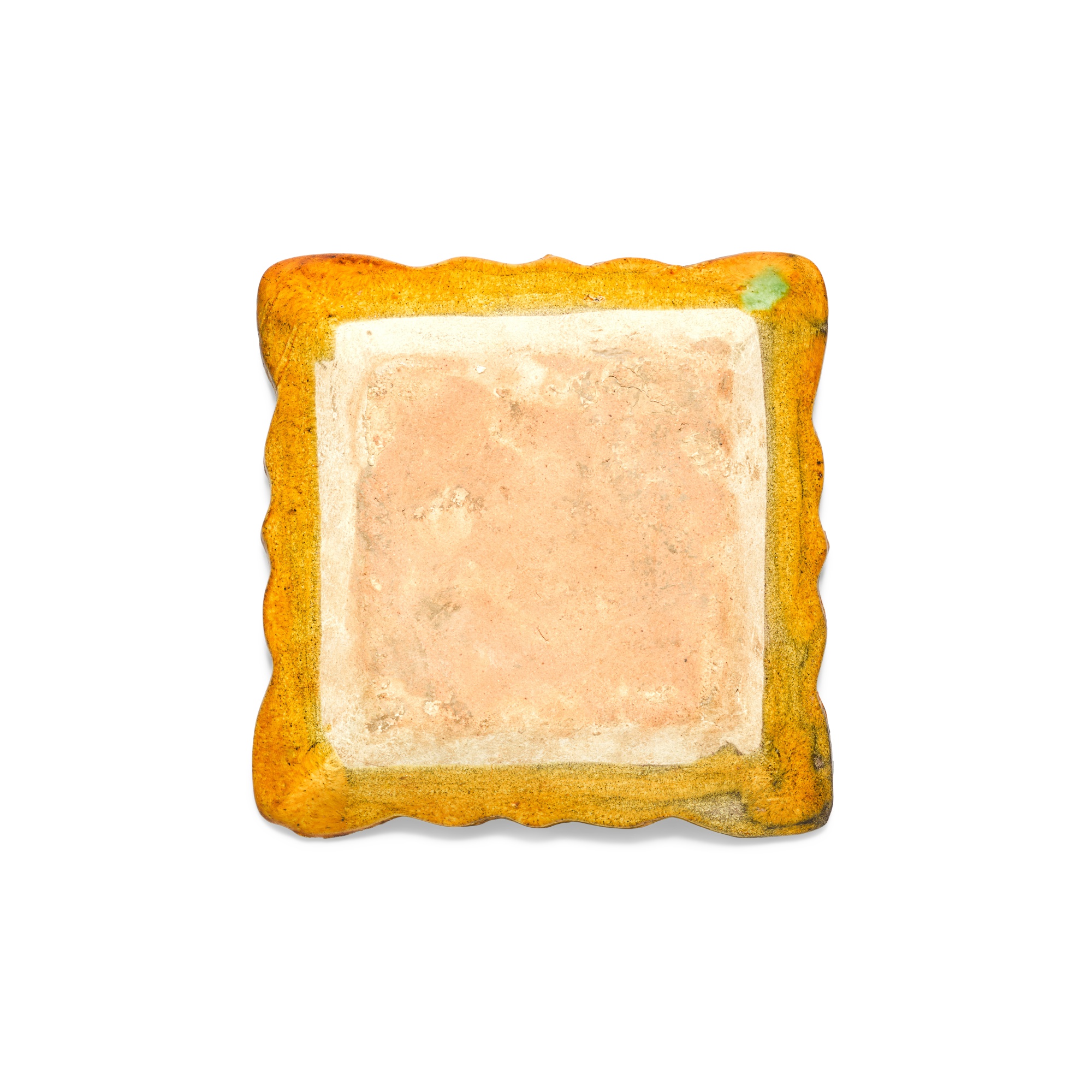 A sancai-glazed 'chrysanthemum' square dish, Liao dynasty | 遼 三彩團花紋方盤 ...