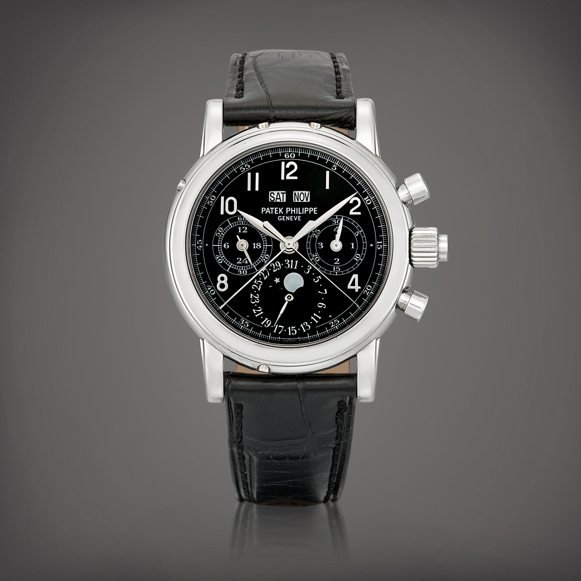 Reference 5004 | A platinum perpetual calendar split seconds ...