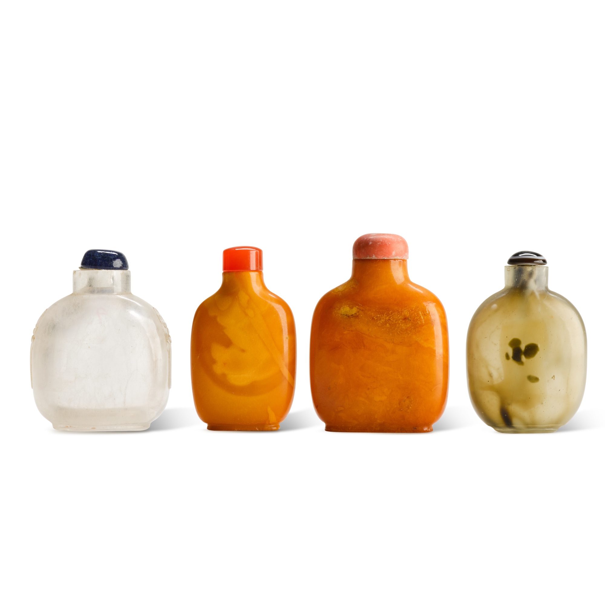 A group of four snuff bottles, Qing dynasty, 19th century | A Journey Through China's History ...