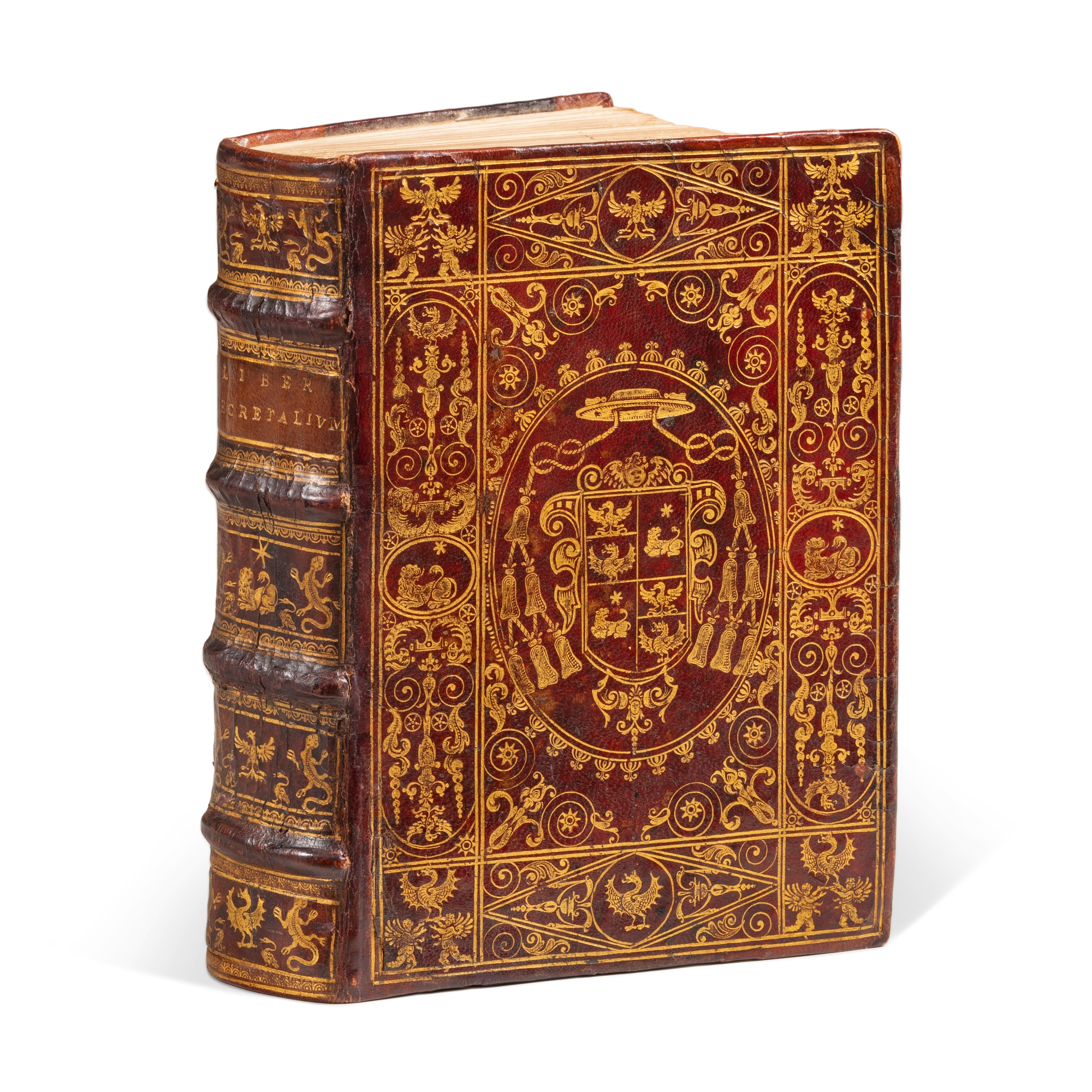 Liber Sextus... Venice, 1600. Rel. aux armes de Scipion Caffarelli ...