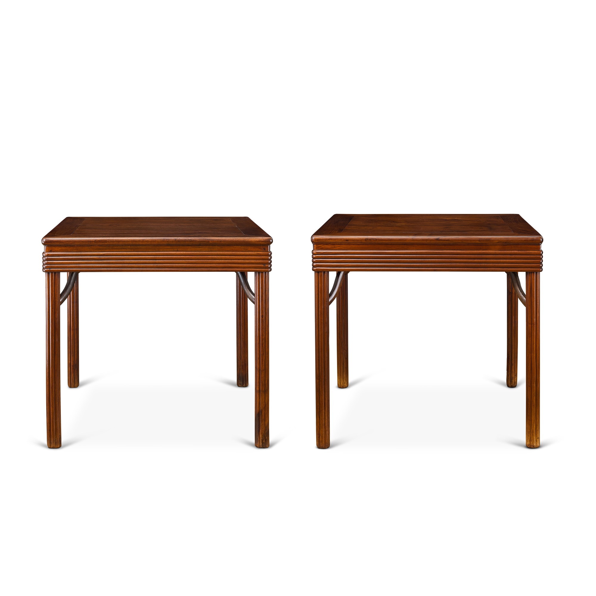 A very rare pair of huanghuali square tables, Late Ming dynasty | 明末 ...