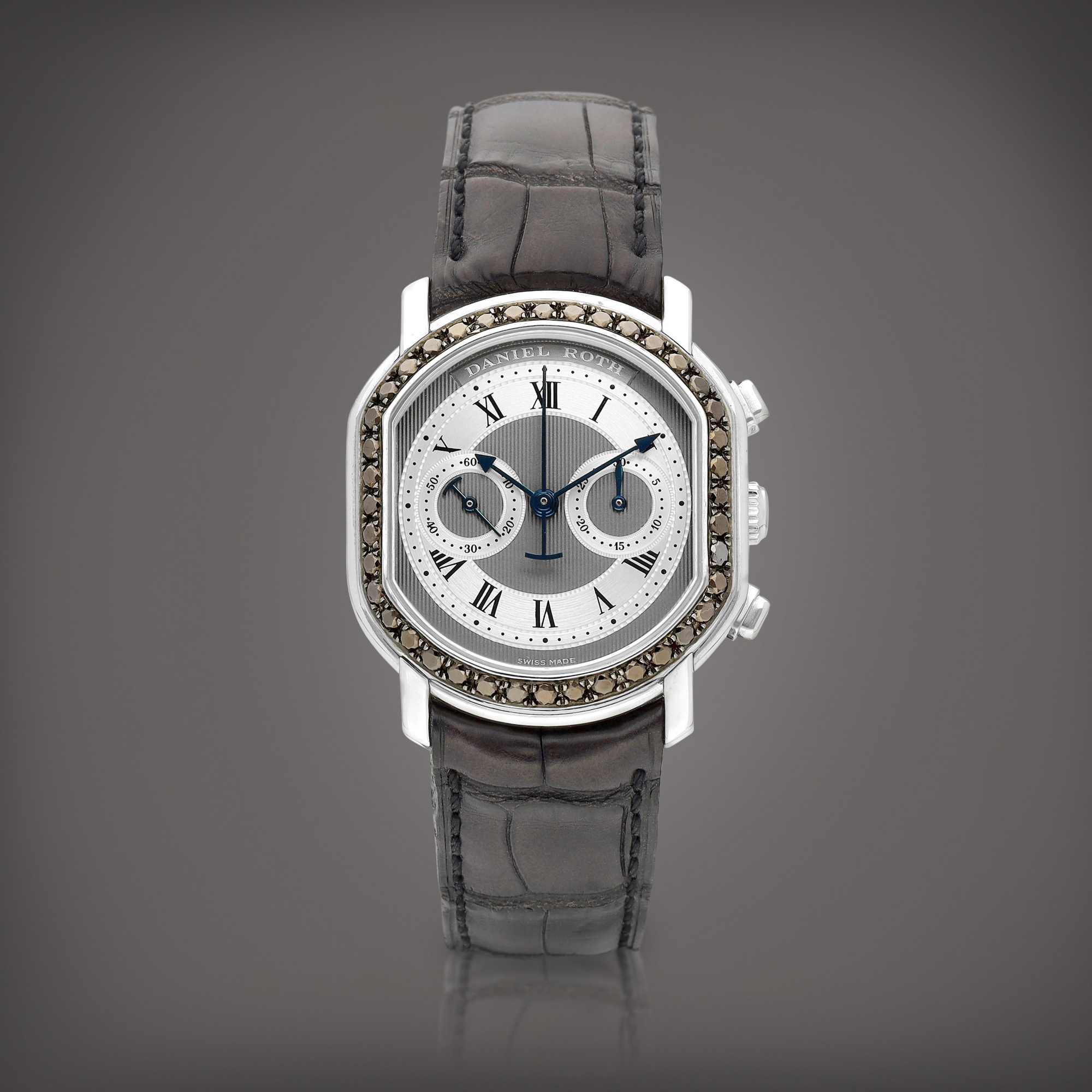 Masters Chronograph, Reference 447.J.10 | A stainless steel and black ...