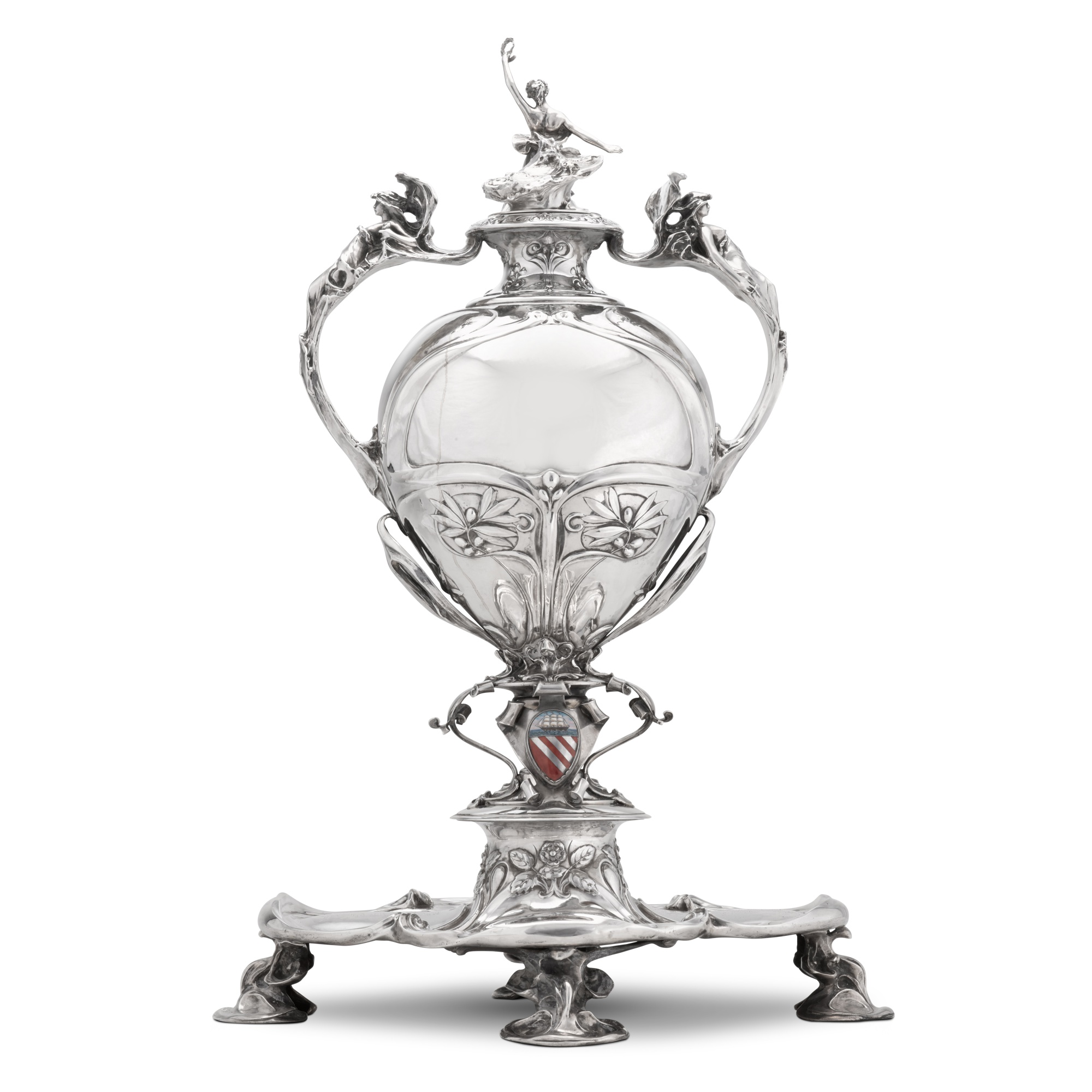 The Manchester Cup, 1904. A spectacular Art Nouveau silver racing ...