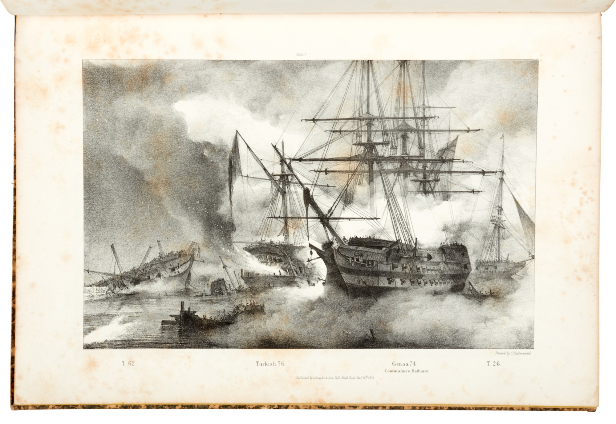 George Philip Reinagle | Illustrations of the Battle of Navarin, London ...