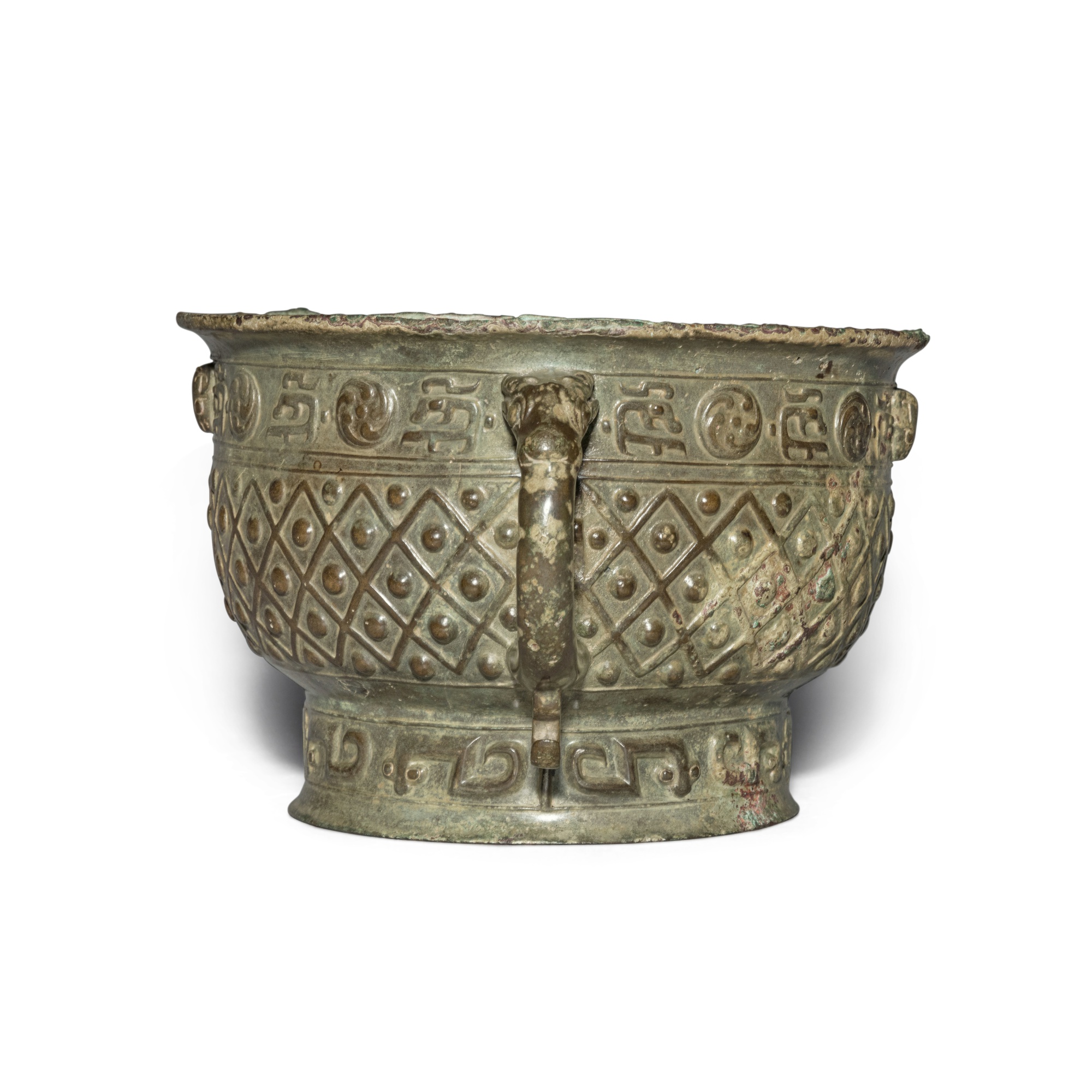 An archaic bronze ritual food vessel (Gui), Early - middle Western Zhou ...
