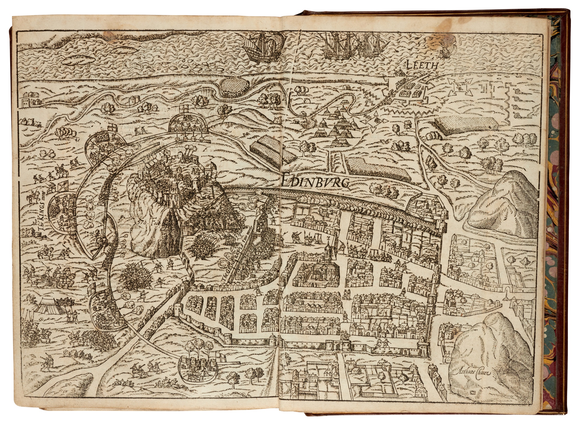 Raphael Holinshed | Chronicles, London, 1577, 2 volumes, later diced ...
