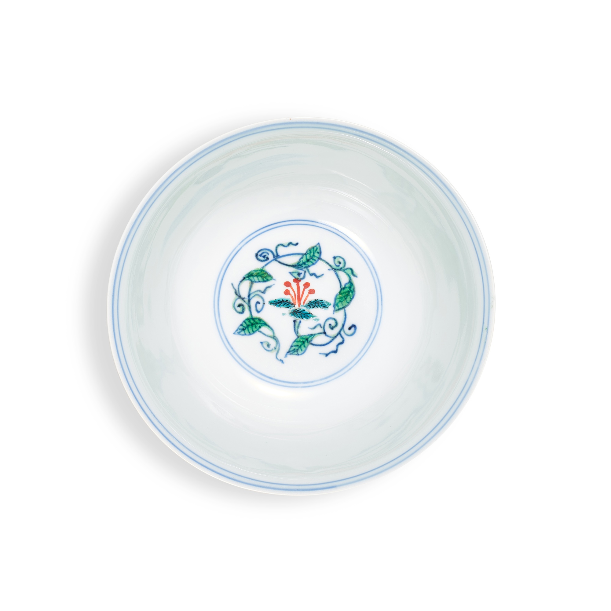 A rare doucai 'floral' bowl, Mark and period of Wanli | 明萬曆 鬪彩纏枝花卉紋盌 ...