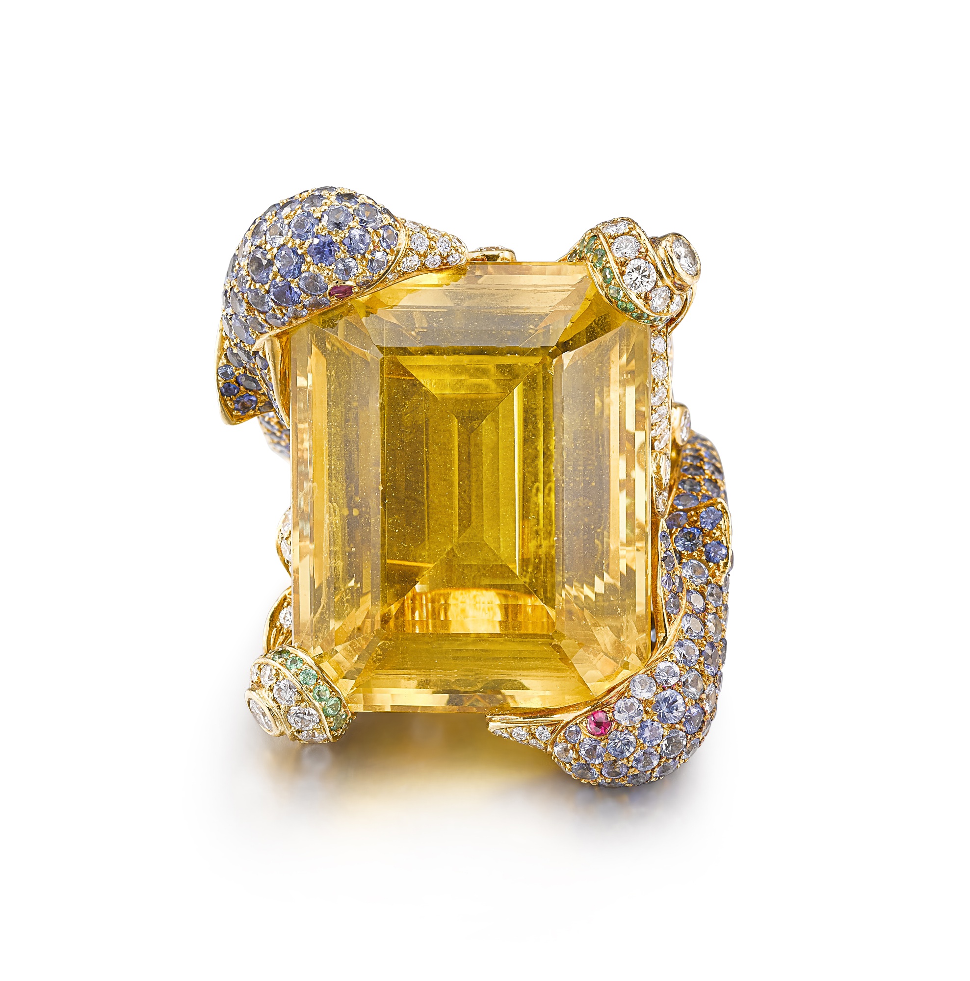 Citrine, Gem Set and Diamond Ring | 迪奧 | 黃水晶, 寶石 配 鑽石 戒指 | Fine Jewels ...