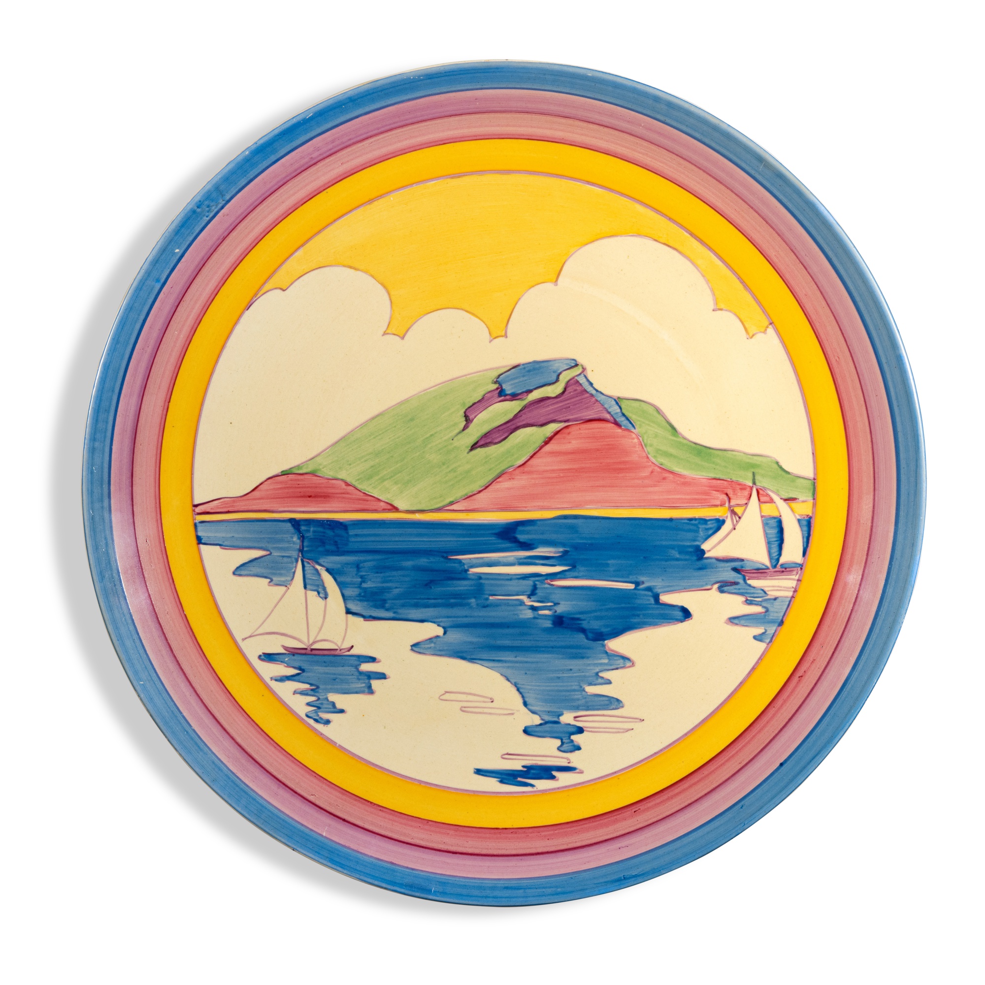 A Clarice Cliff 'Gibraltar'-Pattern Wall Plaque, circa 1931 | America ...