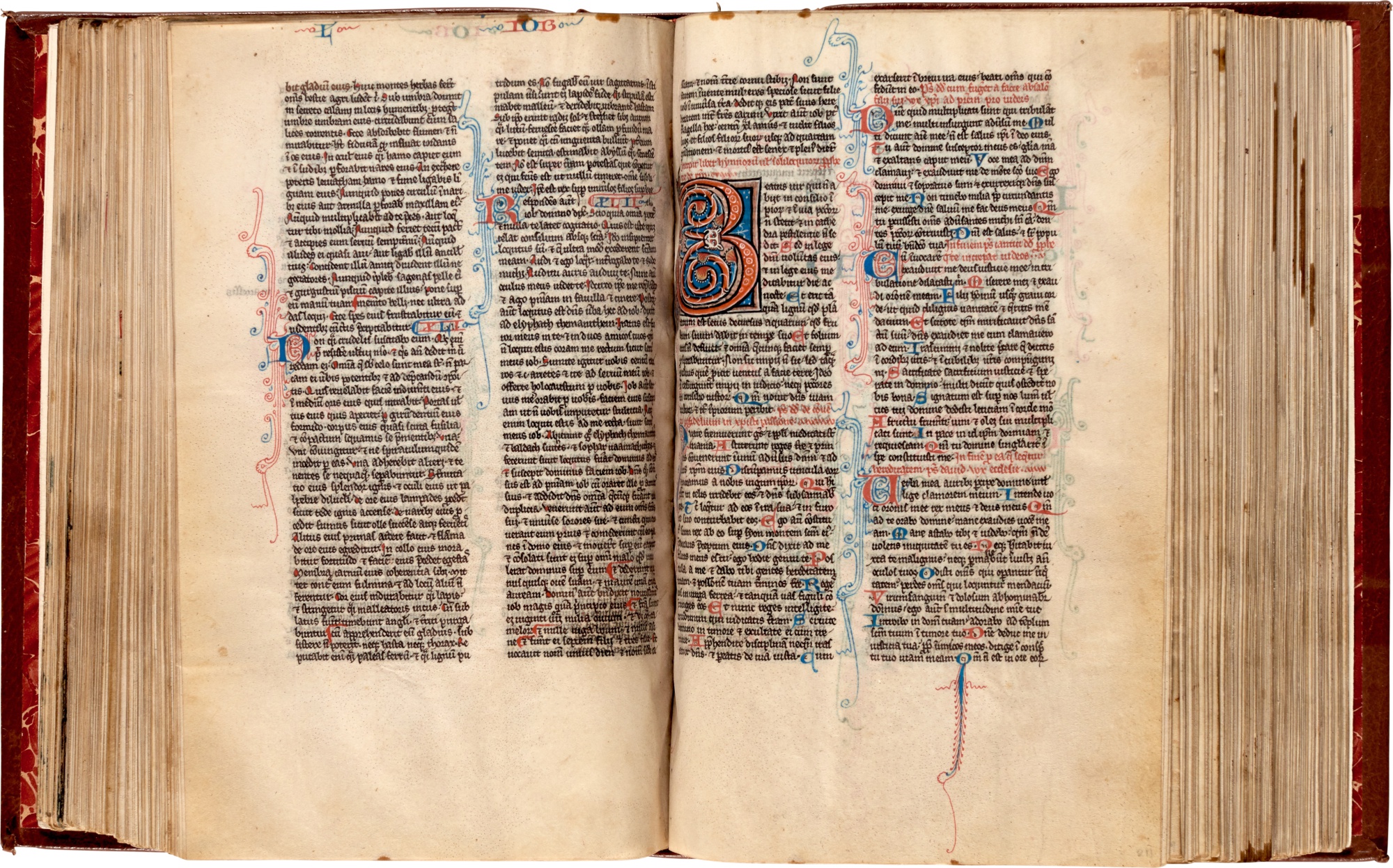 Bible in Latin | Illuminated manuscript on vellum, England (probably ...
