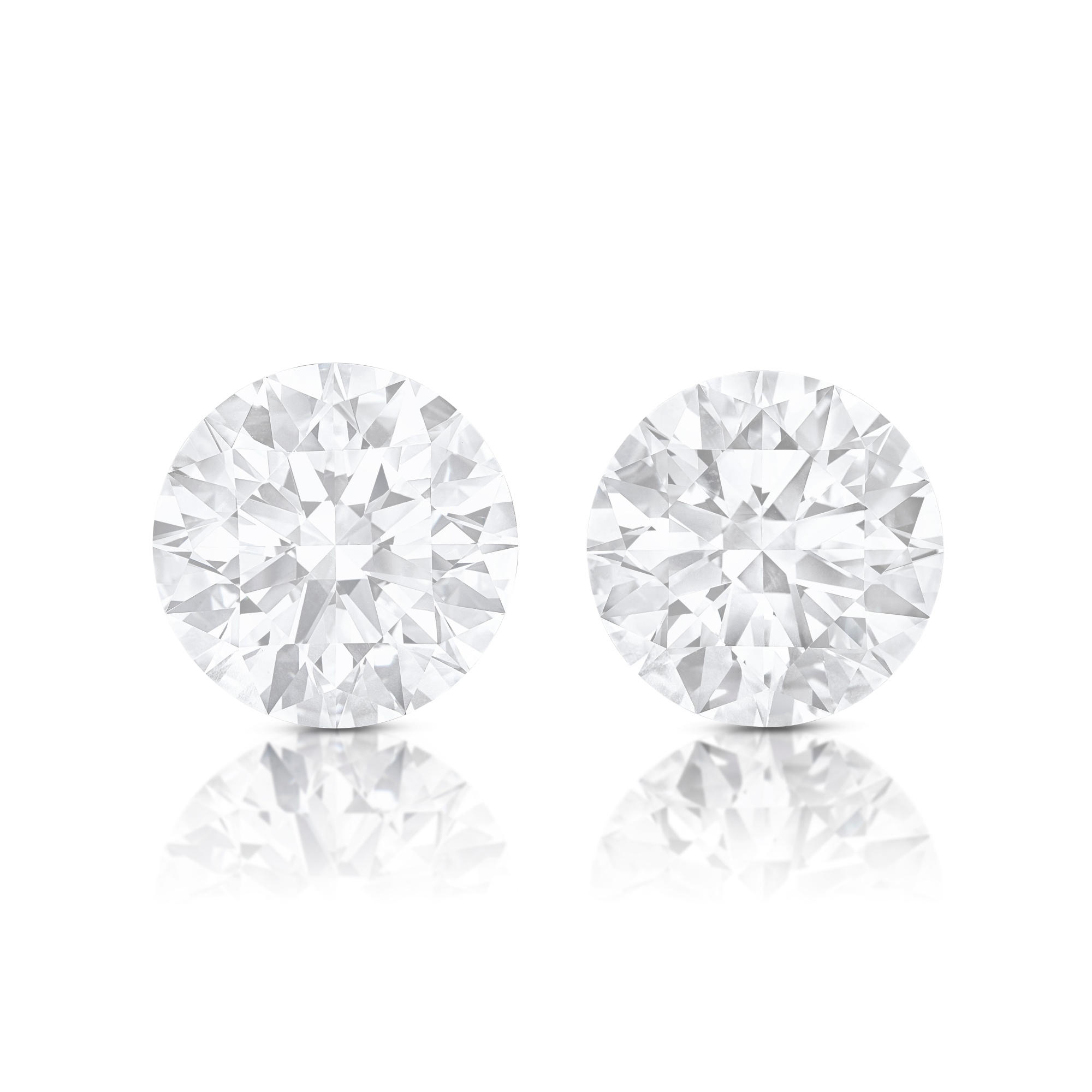 Pair of Unmounted Diamonds | 21.14 及 20.17卡拉 圓形 D色 完美無瑕 鑽石一對 ...