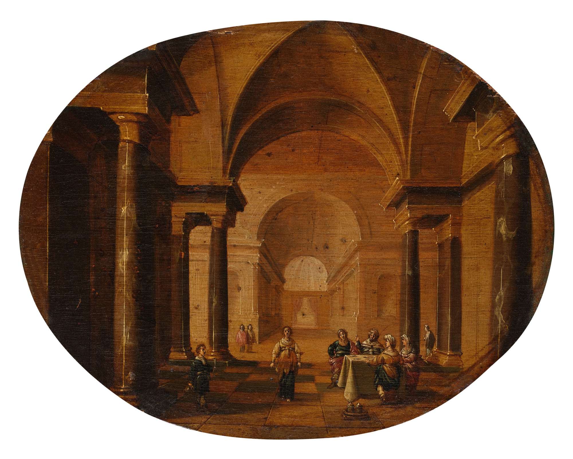 Architectural interior with the dance of Salome | Master Paintings and ...