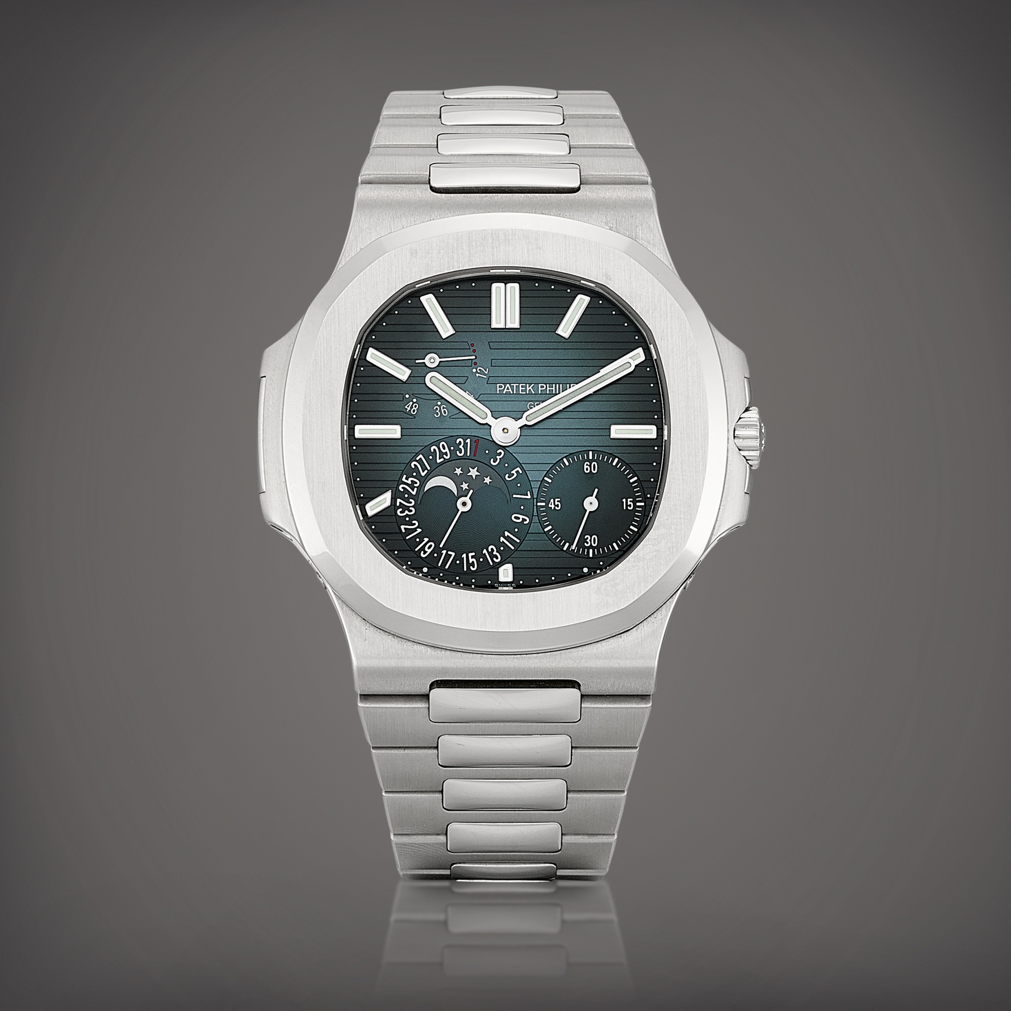 Nautilus, Reference 5712 | A stainless steel bracelet watch with date ...