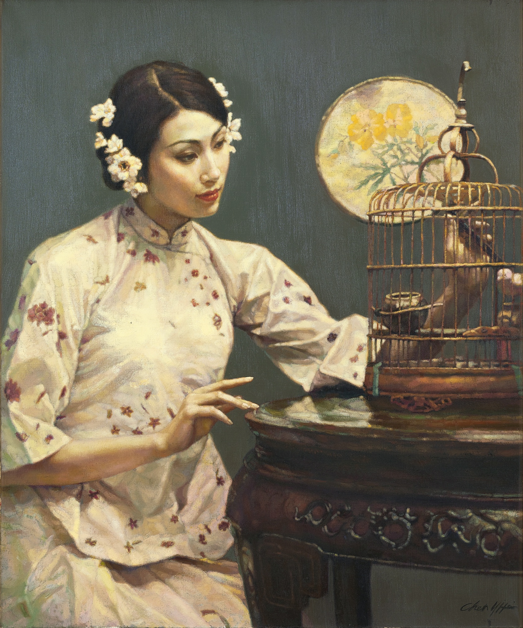 Chen Yifei 陳逸飛 | Admiration 清賞 | Modern Evening Auction | 2023 | Sotheby's