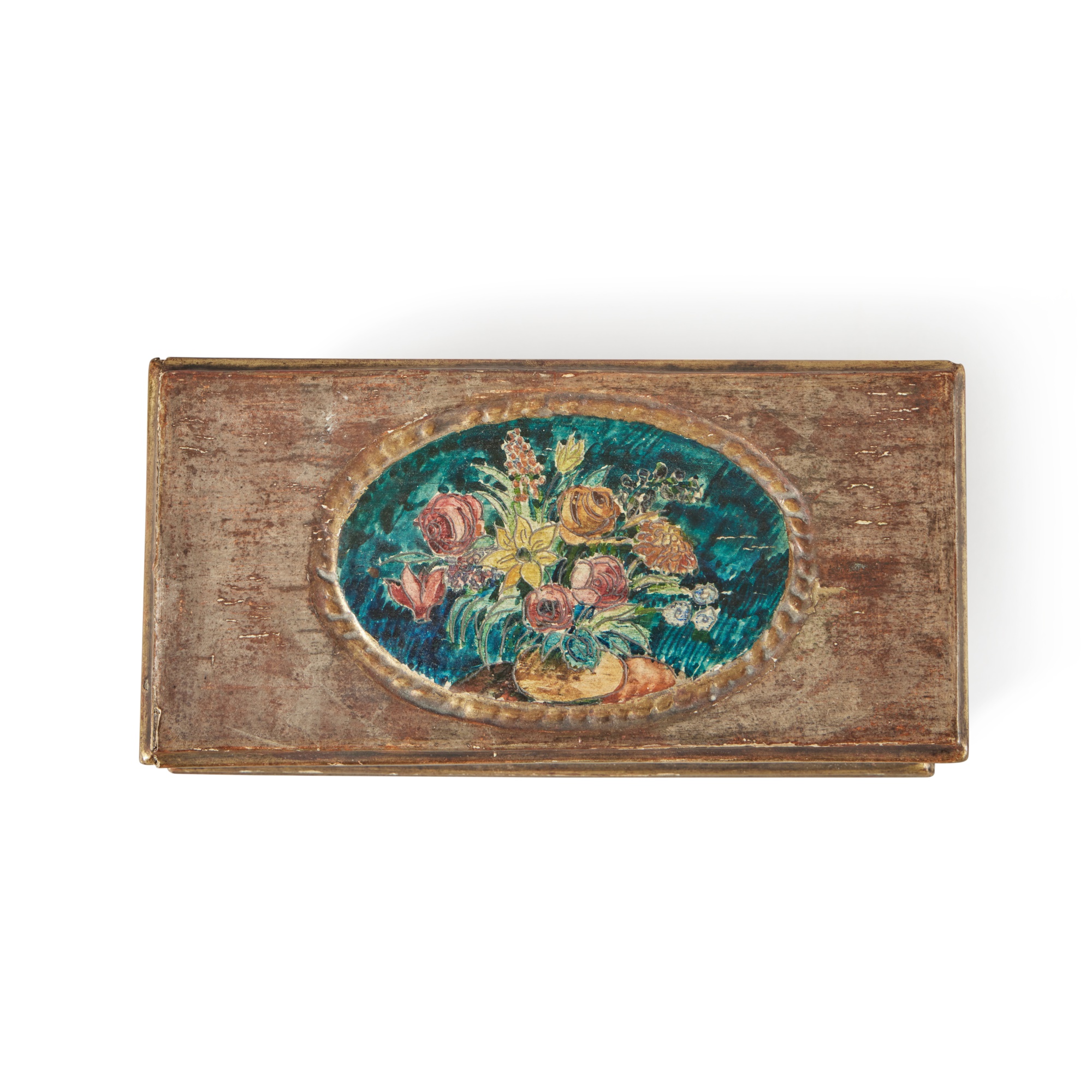 Peacocks, Flowers and Butterflies: Carved and Painted Box | Modern ...