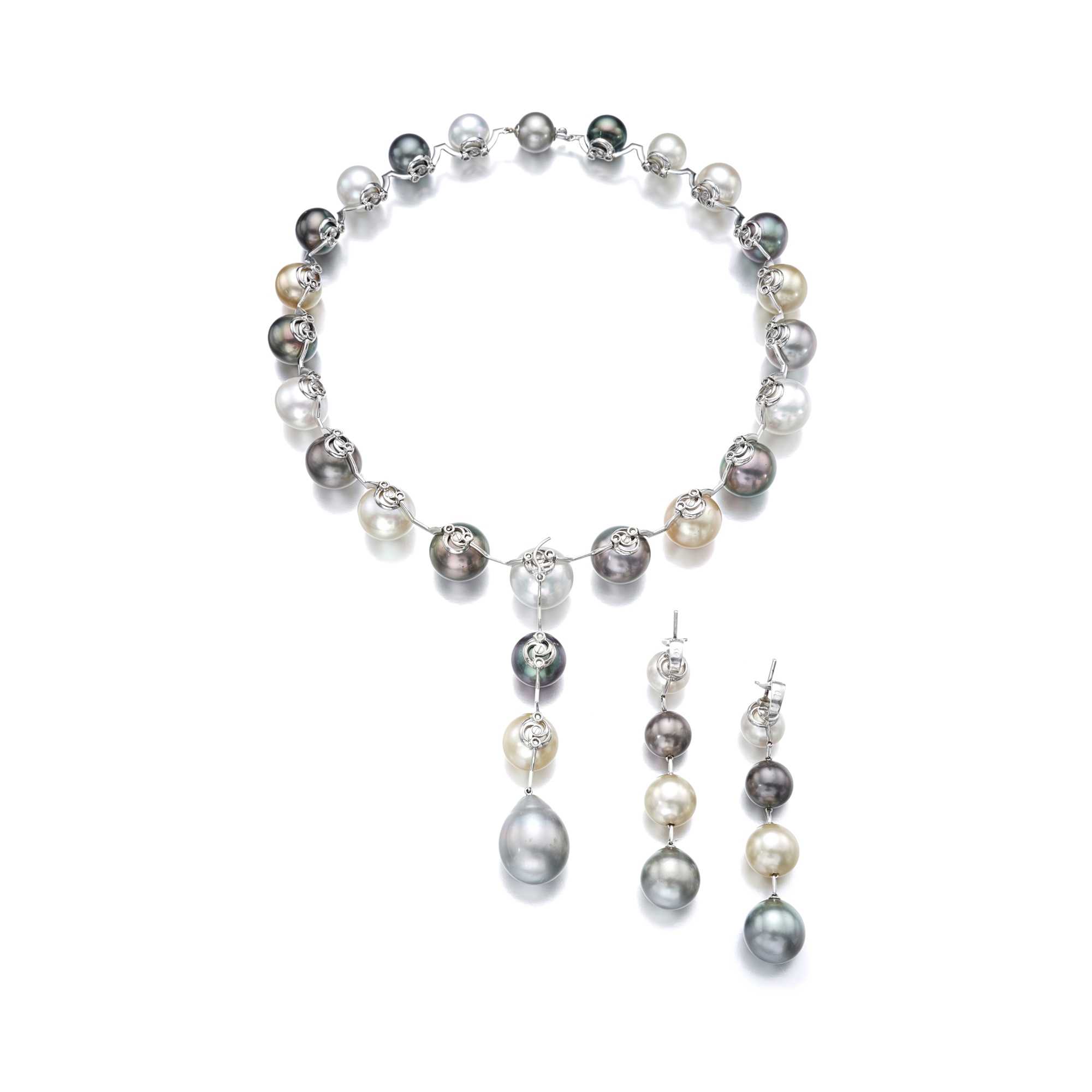 Cultured pearl demi-parure | Important Jewels | 2022 | Sotheby's