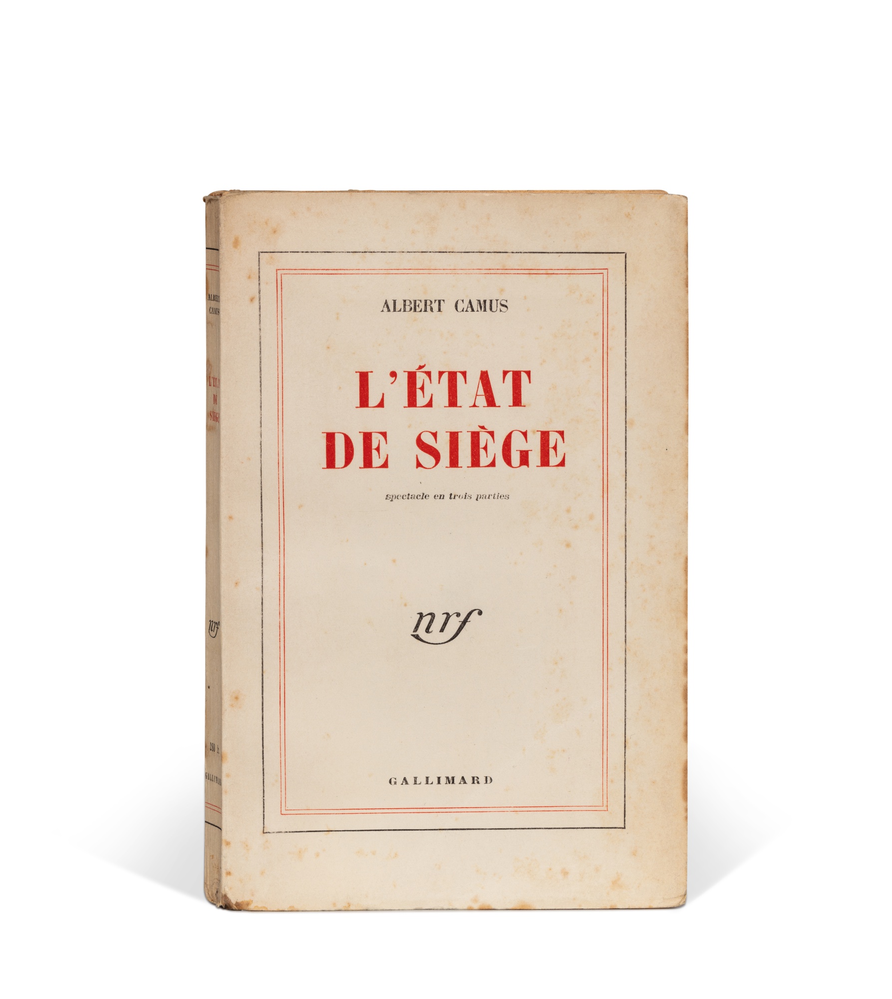 NRF, 1948. Broché. Edition originale avec envoi au scénariste Jean ...