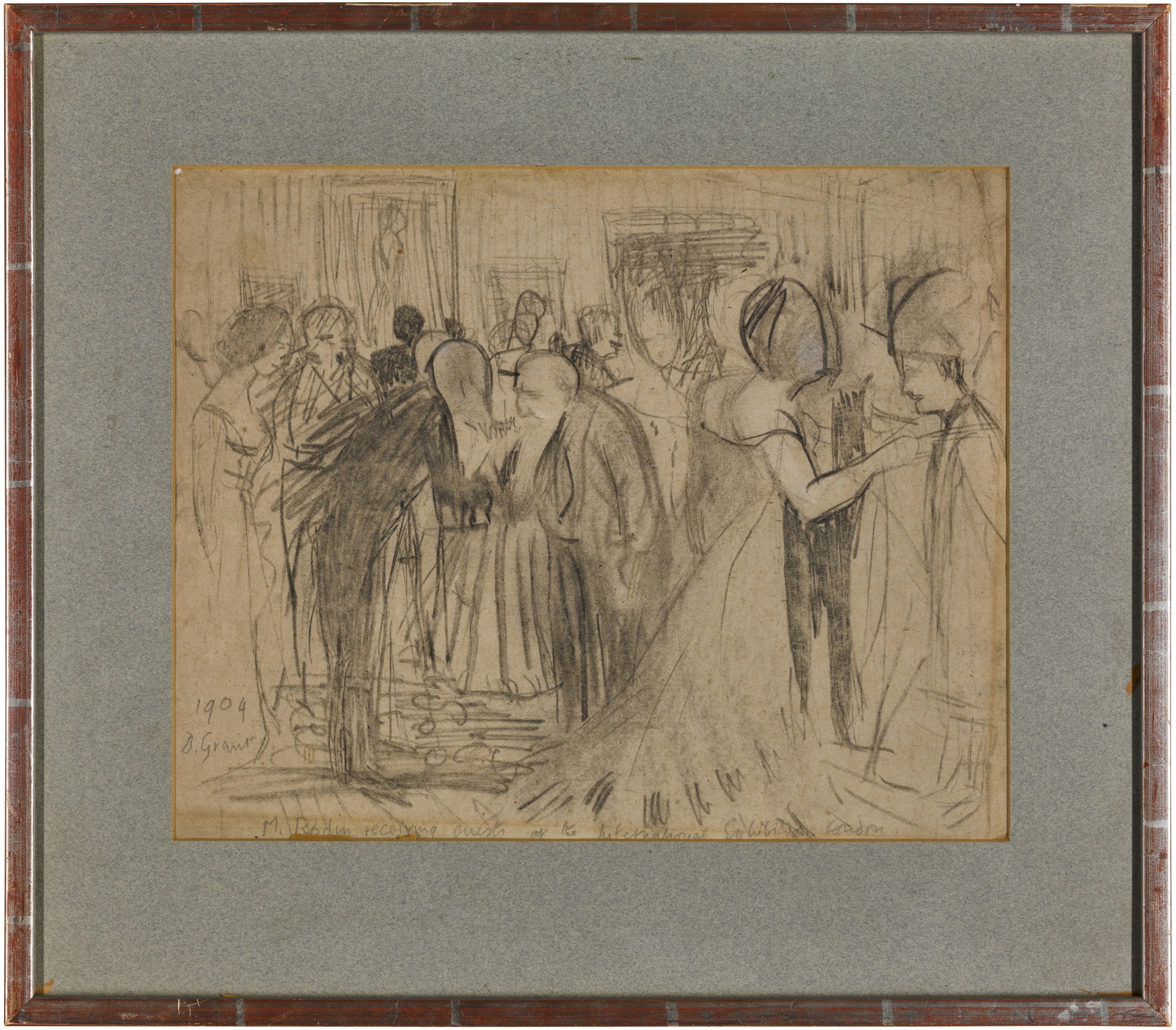 Rodin Receiving Guests at the International Exhibition London | Made in ...