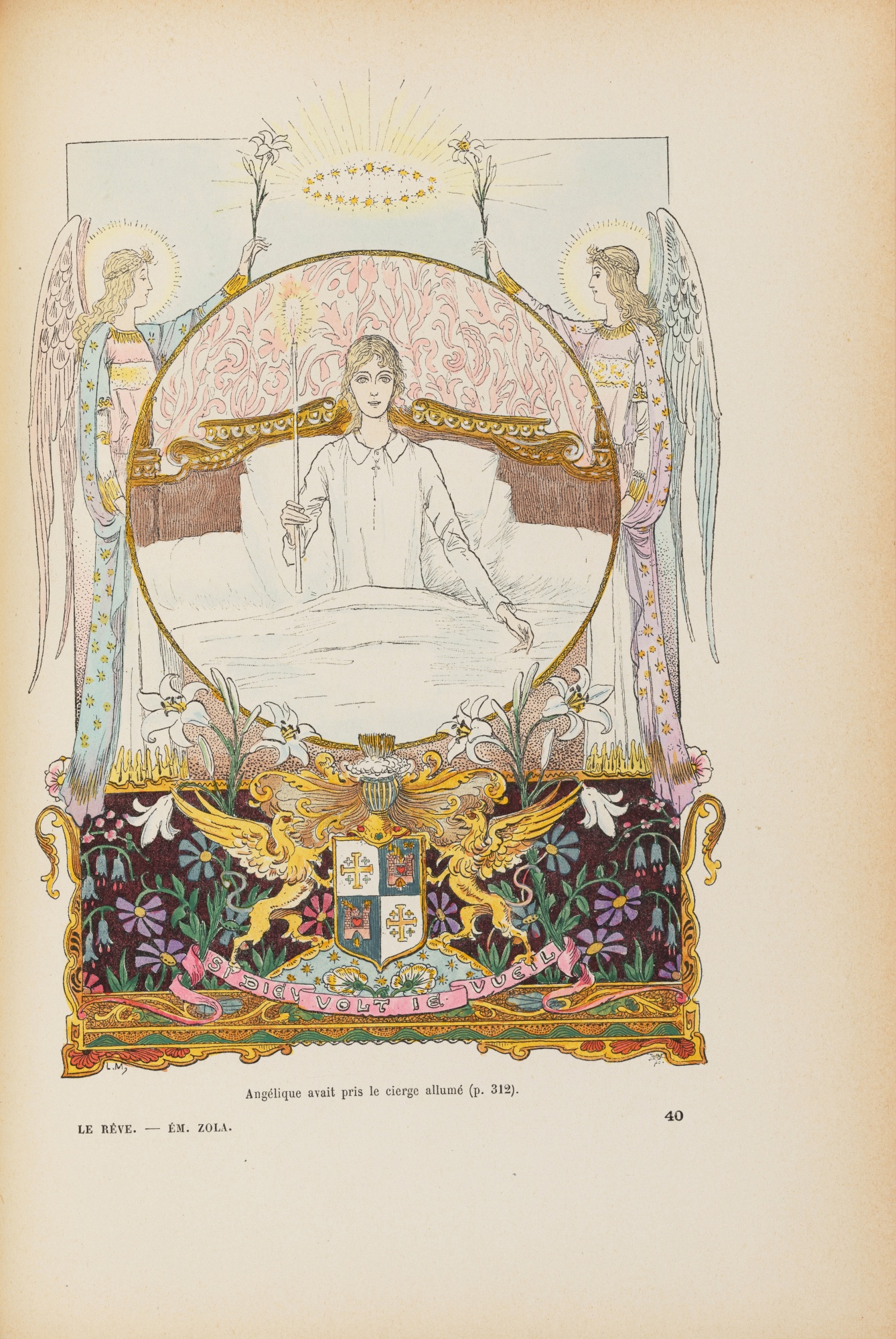Le Rêve. Paris,1892. Reliure de l'époque. Illustrations de Schwabe et ...