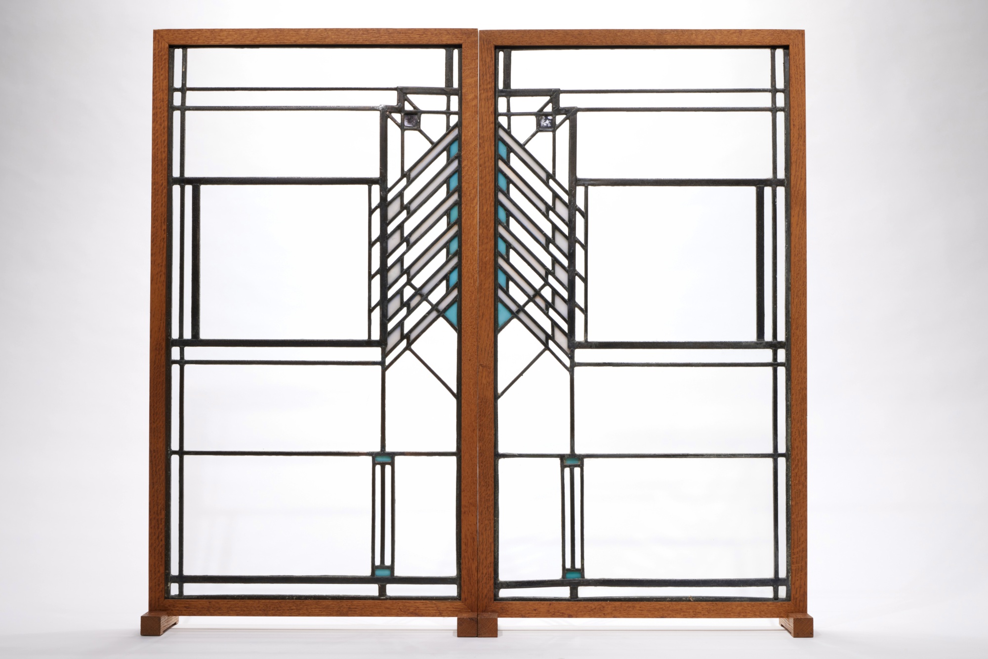 Pair of Windows from the Oscar Steffens House, Chicago, Illinois ...