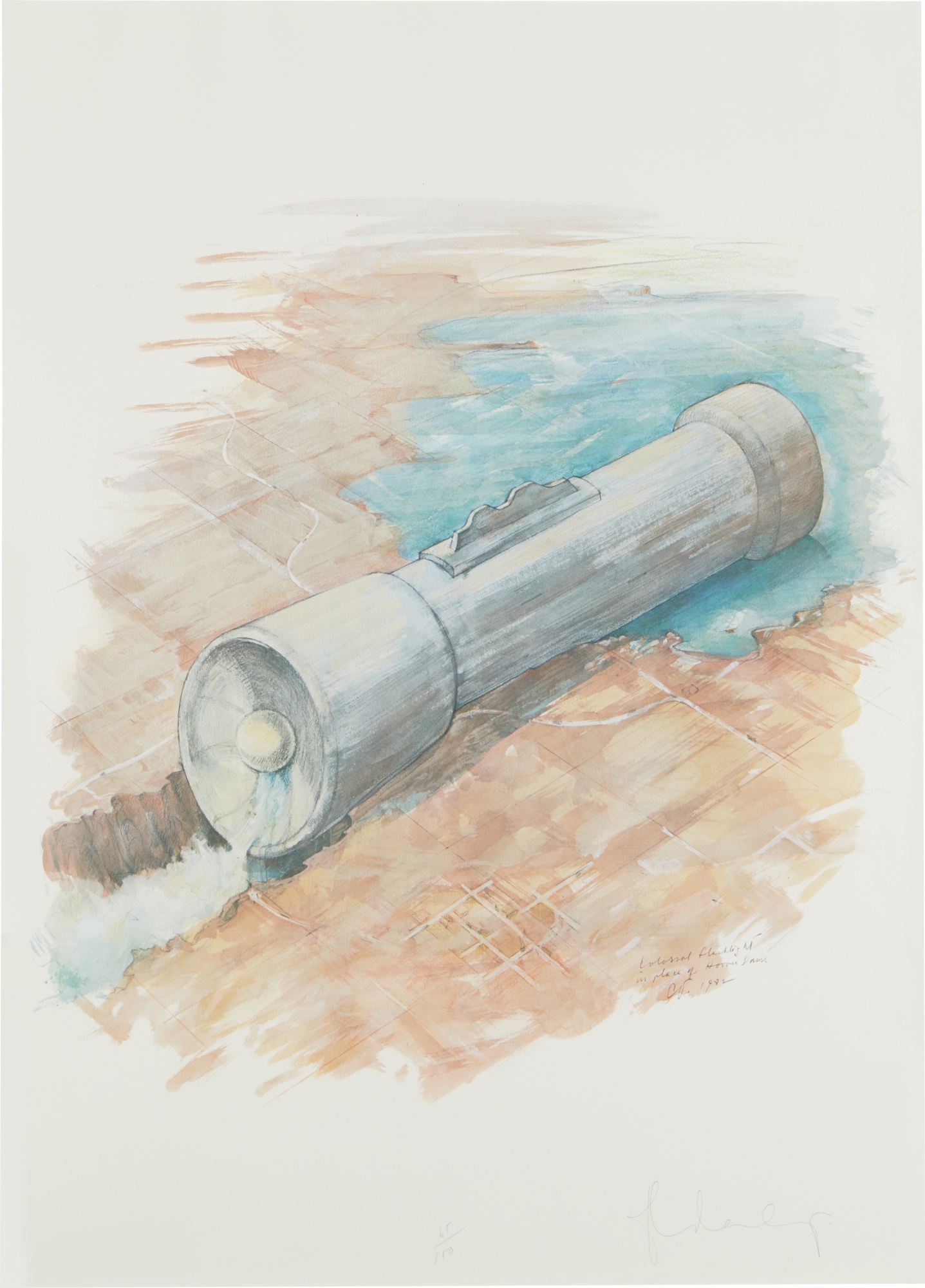 Colossal Flashlight in Place of Hoover Dam | Giacometti to Oldenburg ...