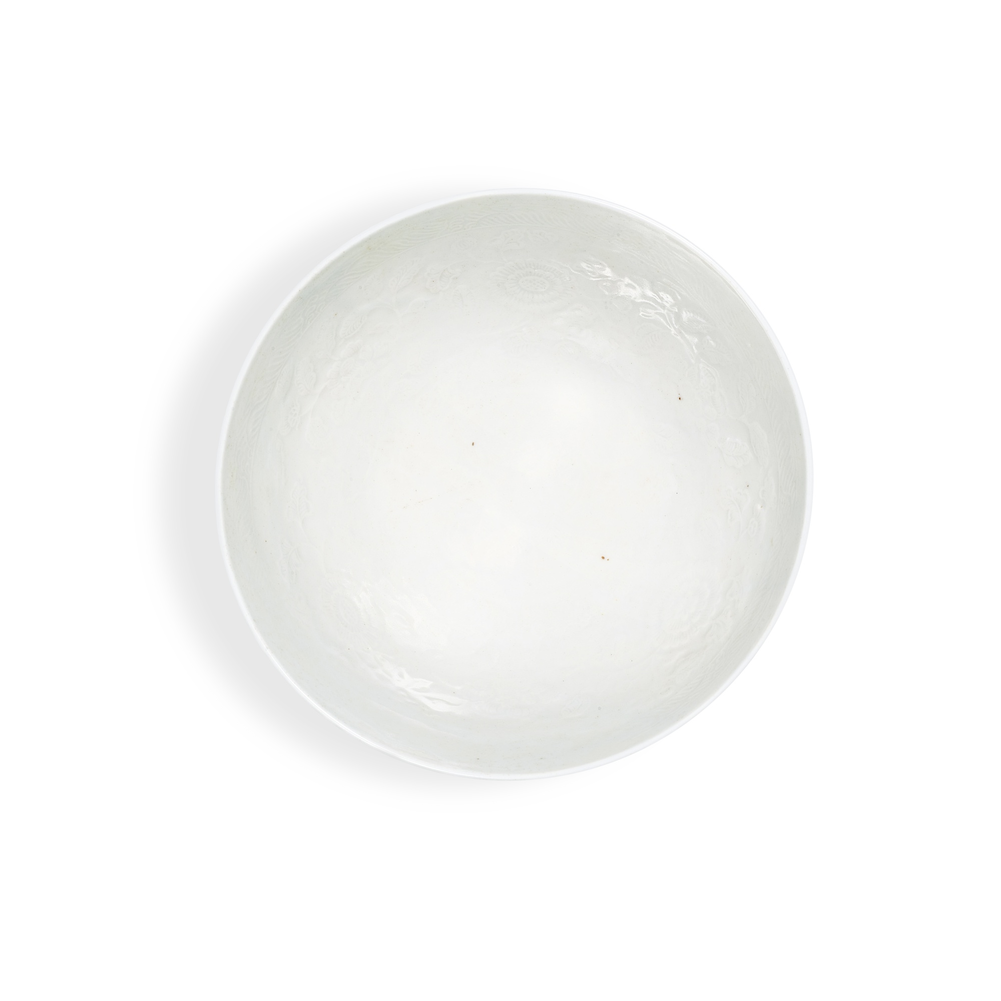 A fine incised and anhua-decorated 'sweet-white' 'lianzi' bowl, Ming ...