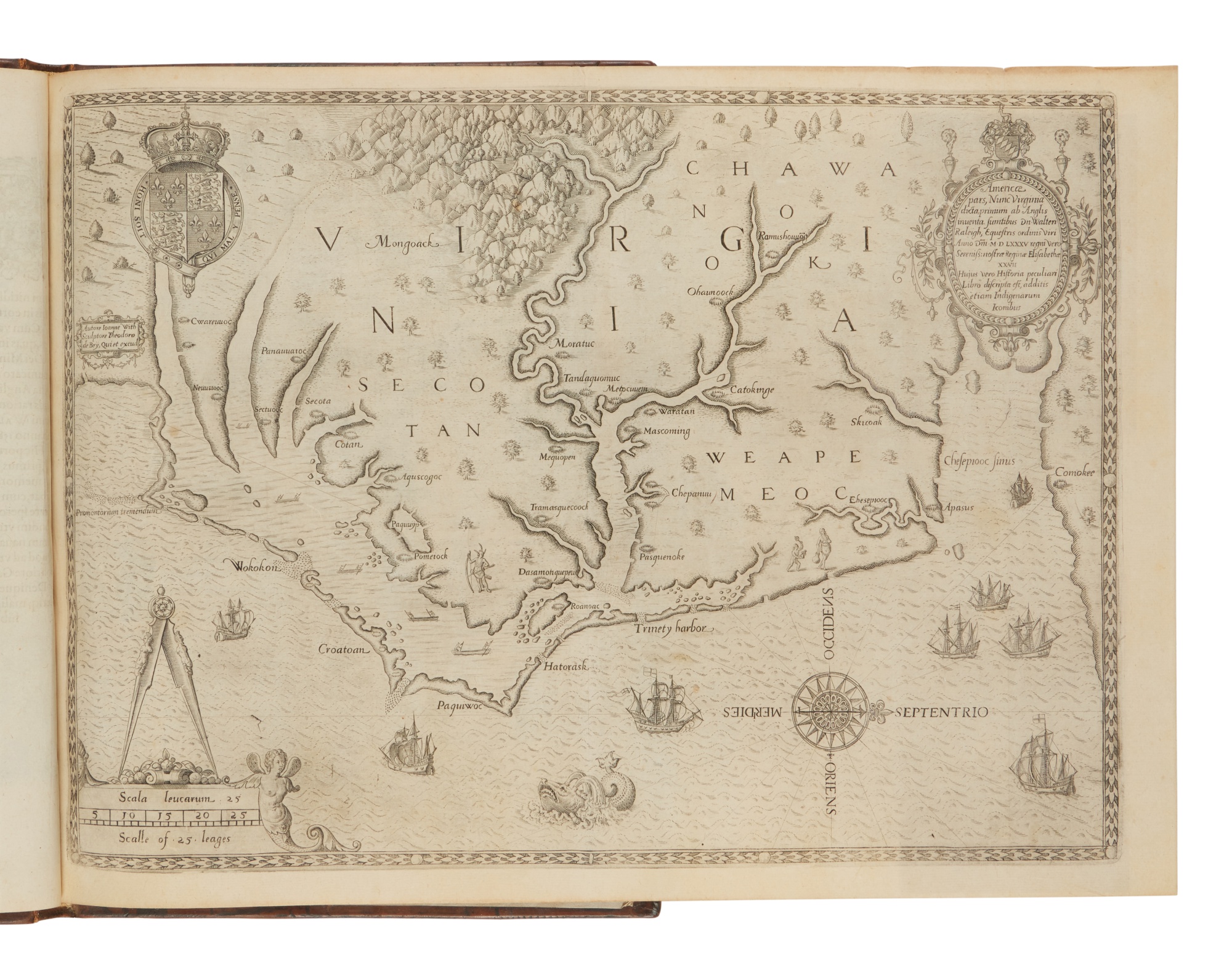 [Bry, Theodor de] — Thomas Hariot | With some of the most famous of ...