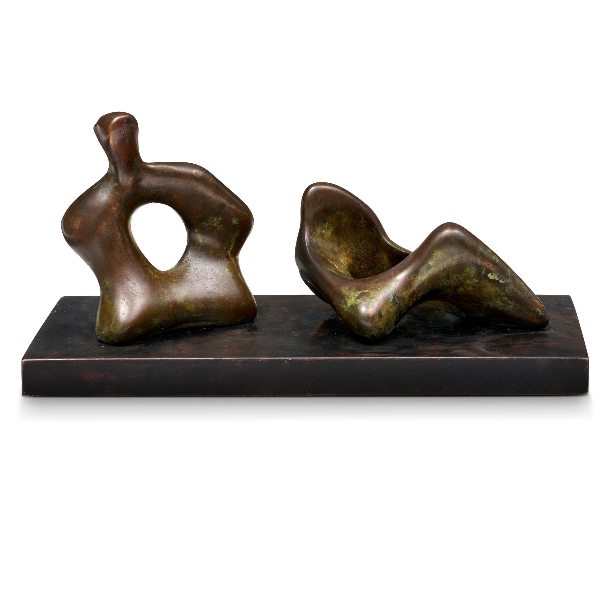 Two Piece Reclining Figure: Holes | Modern British Art | 2023 | Sotheby's