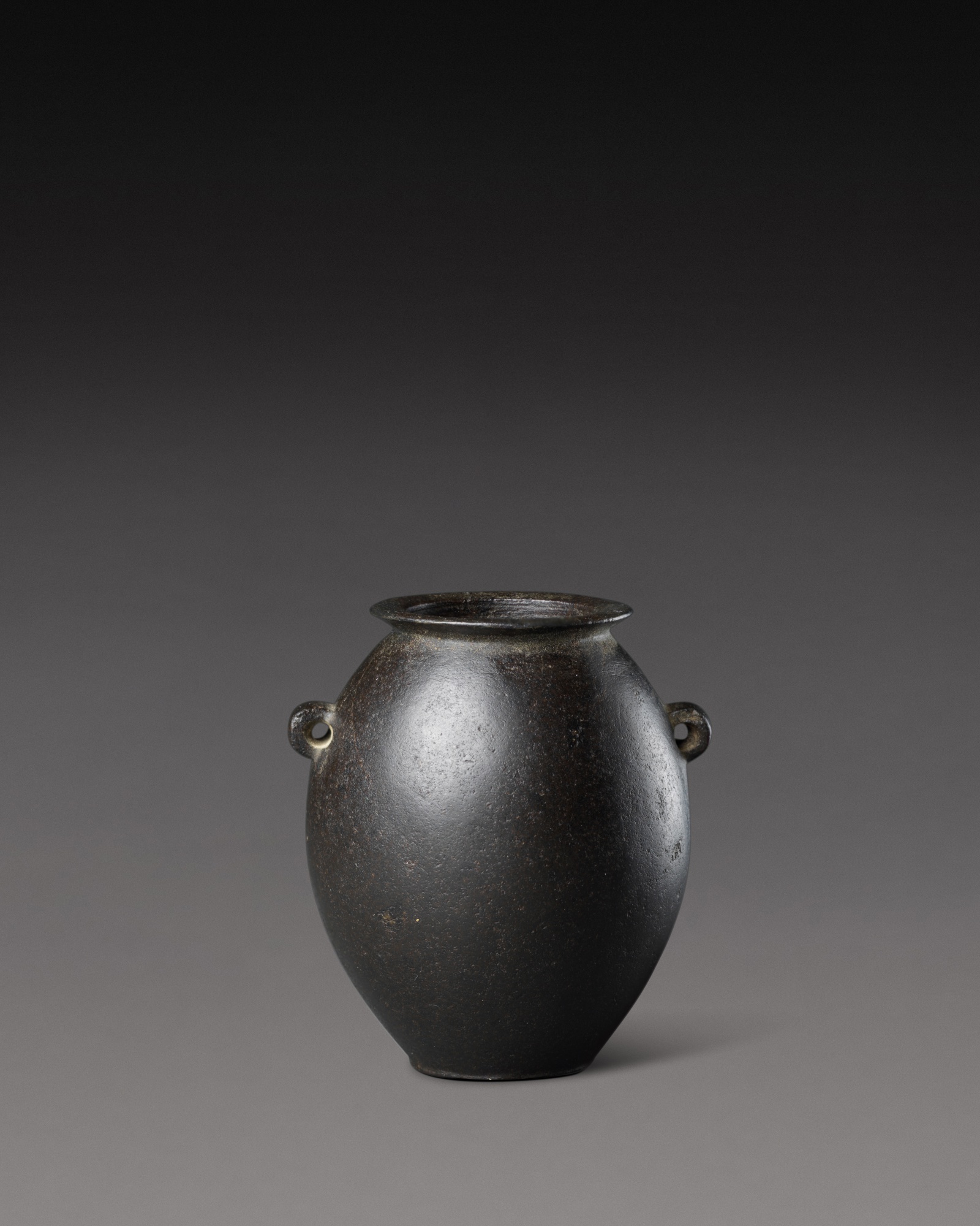 An Egyptian Basalt Jar, Predynastic Period (Nagada II)/ 1st Dynasty ...