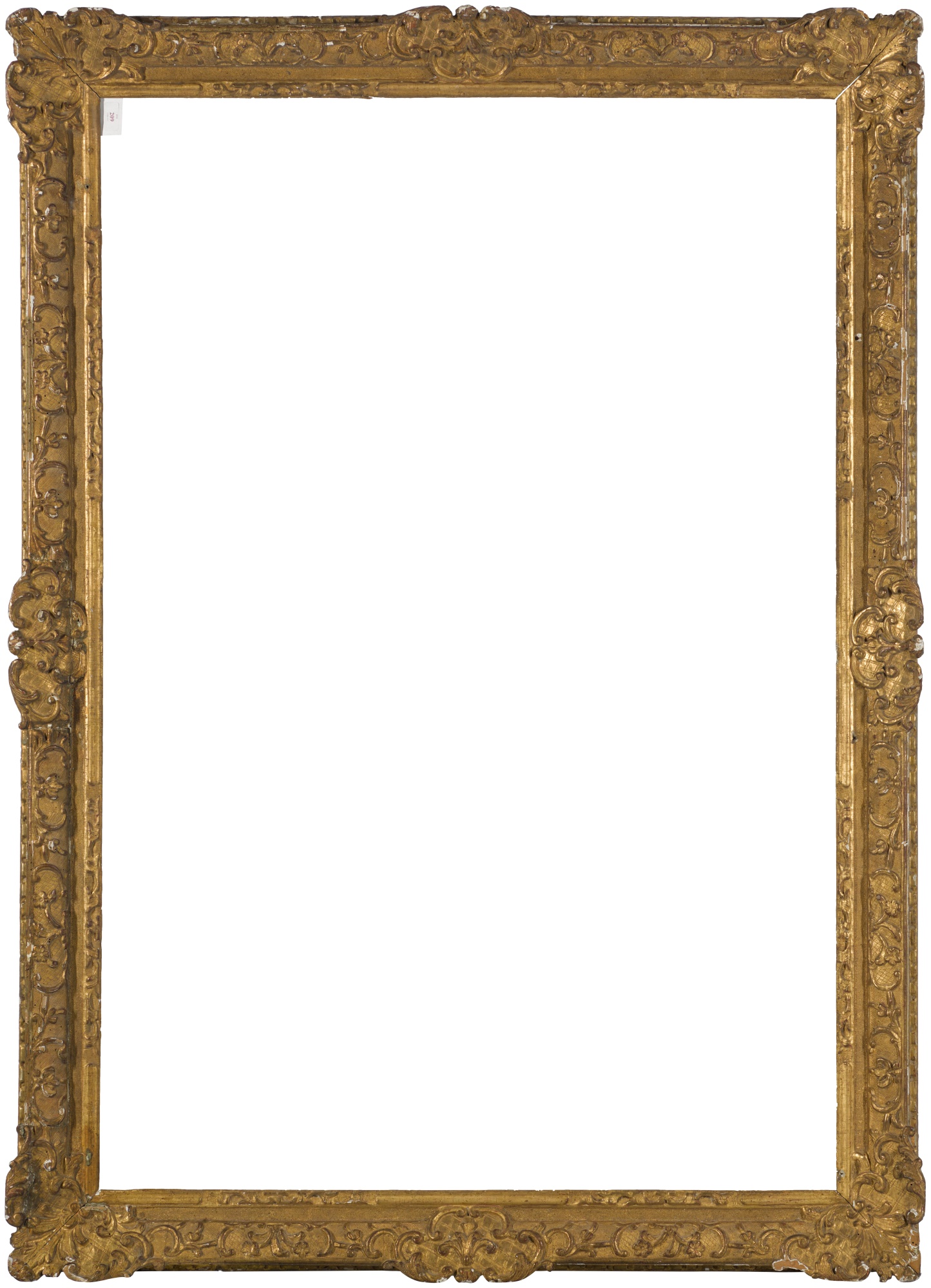A fine provincial French (or Italian?) Louis XIV-style carved giltwood ...