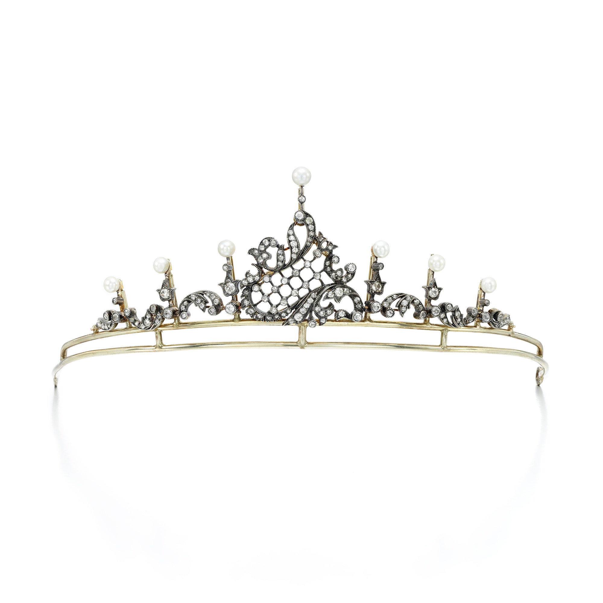 Pearl and diamond tiara, late 19th century | Fine Jewels | 2023 | Sotheby's