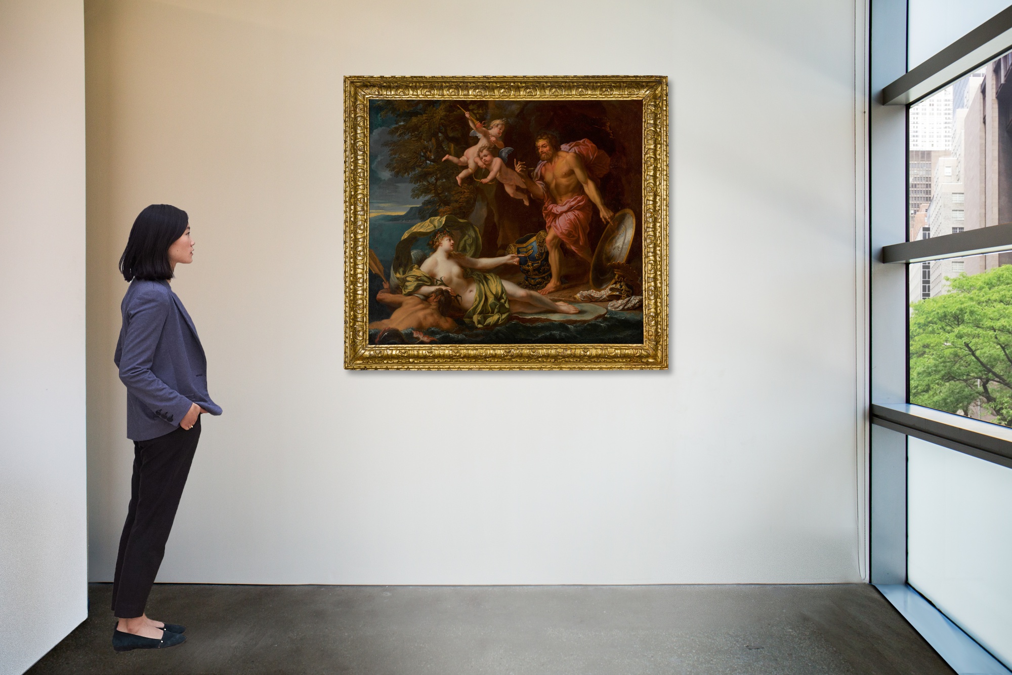 Thetis receiving the weapons of Achilles from Hephaestus | Old Masters ...