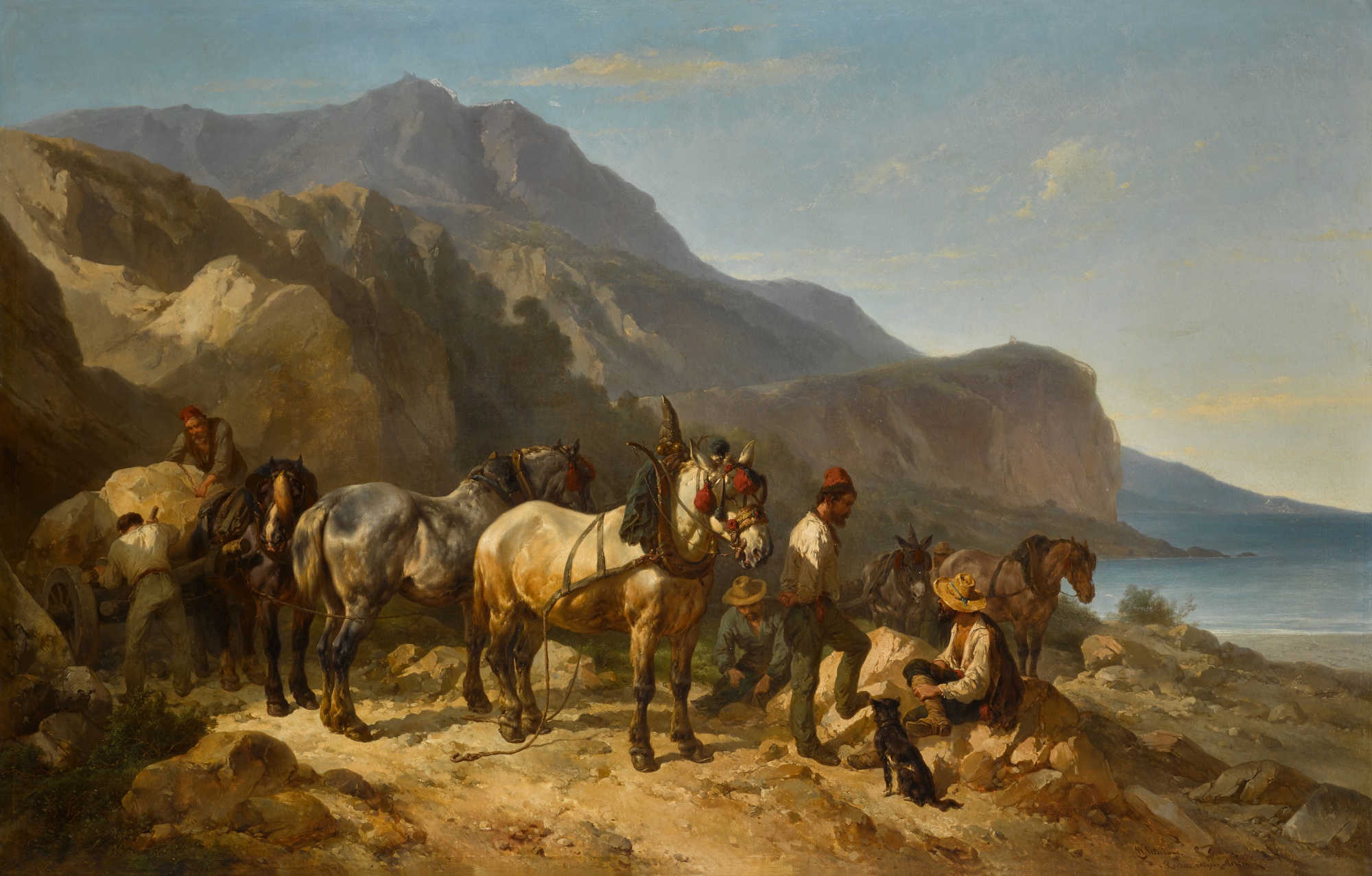 The Rocher Rouges Mountains, Menton | European & British Art | 2022 ...