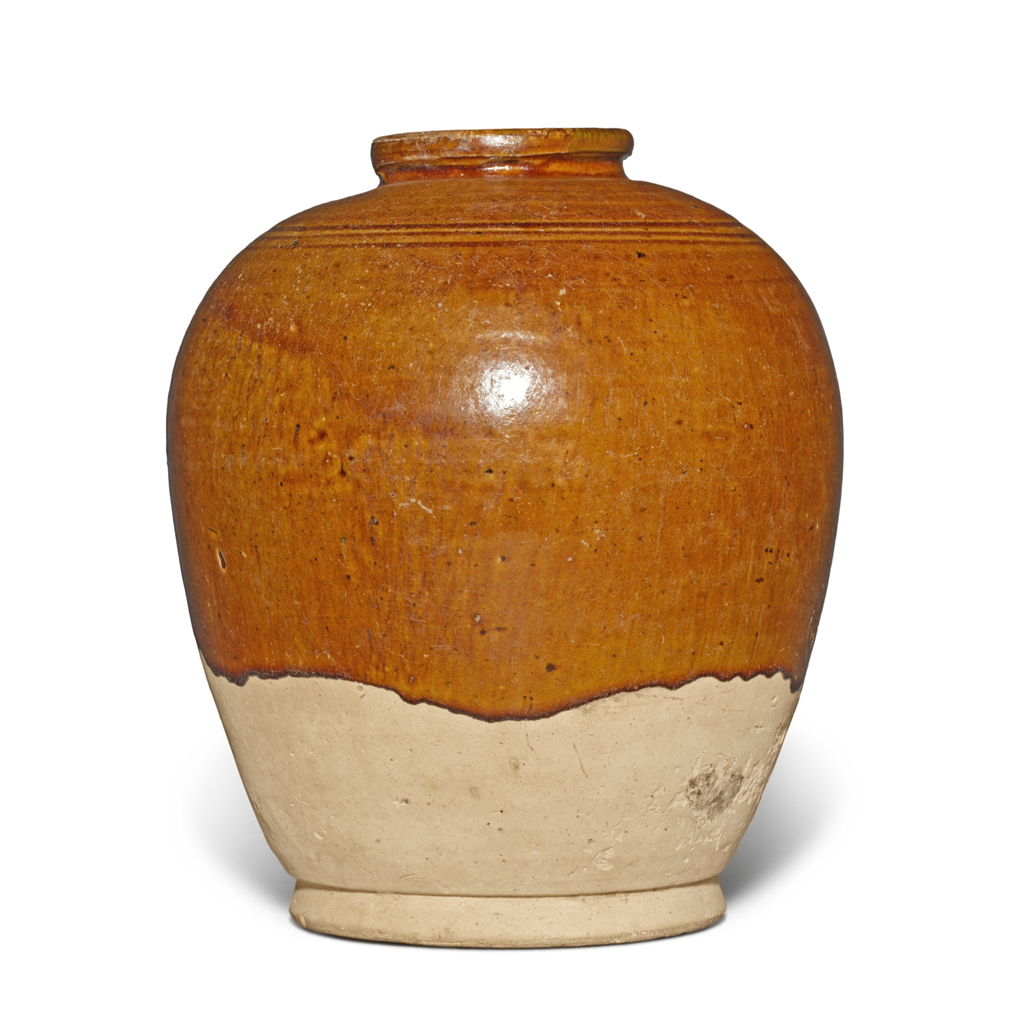 An amber-glazed pottery jar, Tang dynasty | 唐 褐釉罐 | CHINA / 5000 YEARS ...