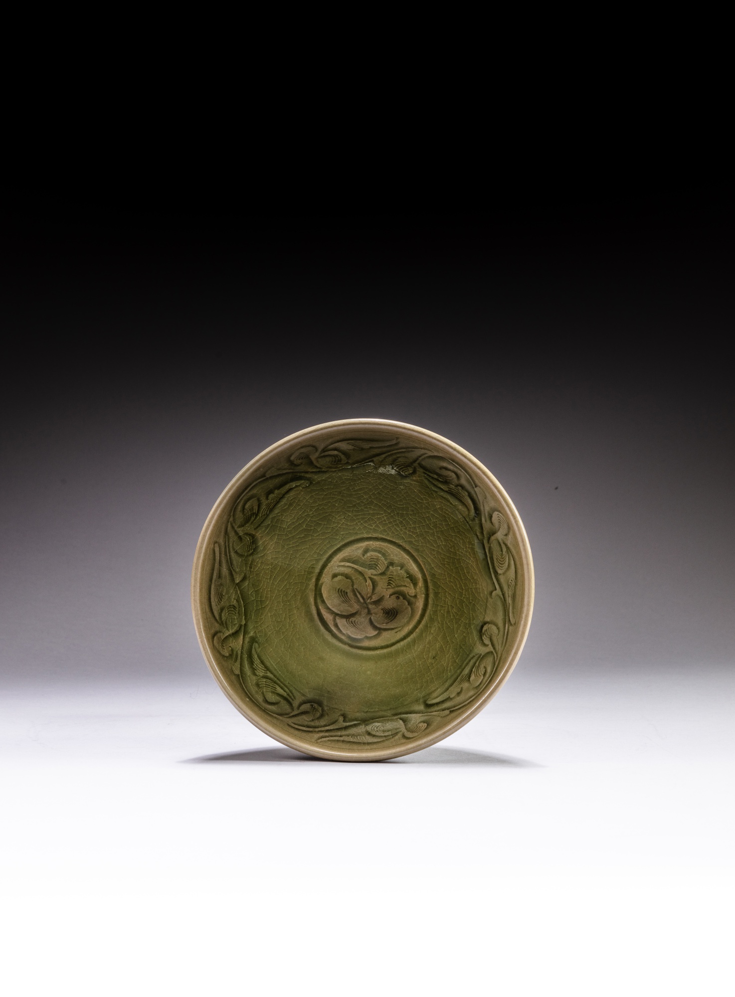 A carved 'Yaozhou' celadon-glazed bowl, Northern Song dynasty | 北宋 ...