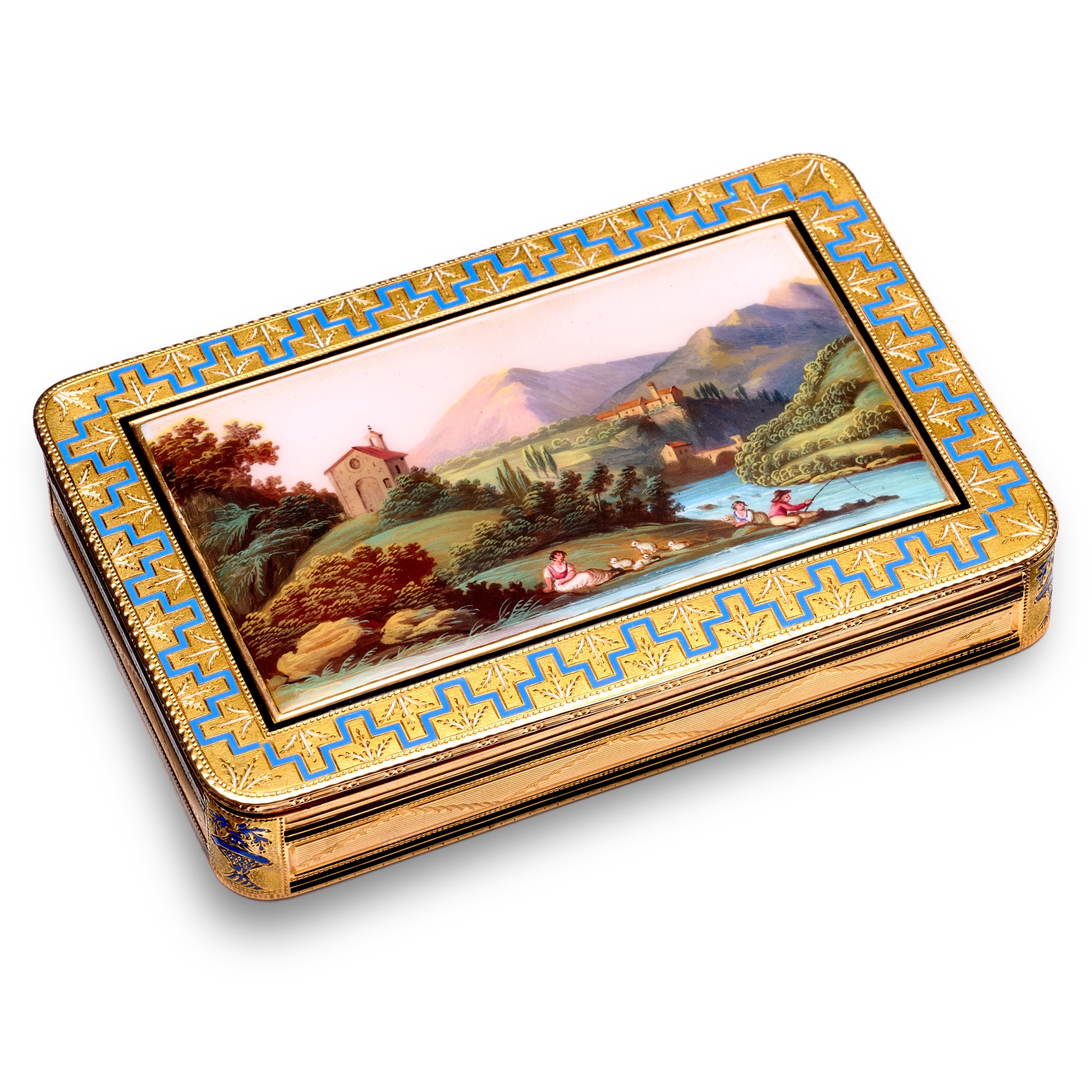 A gold and enamel snuff box, probably Geneva, circa 1805 | Fabergé ...