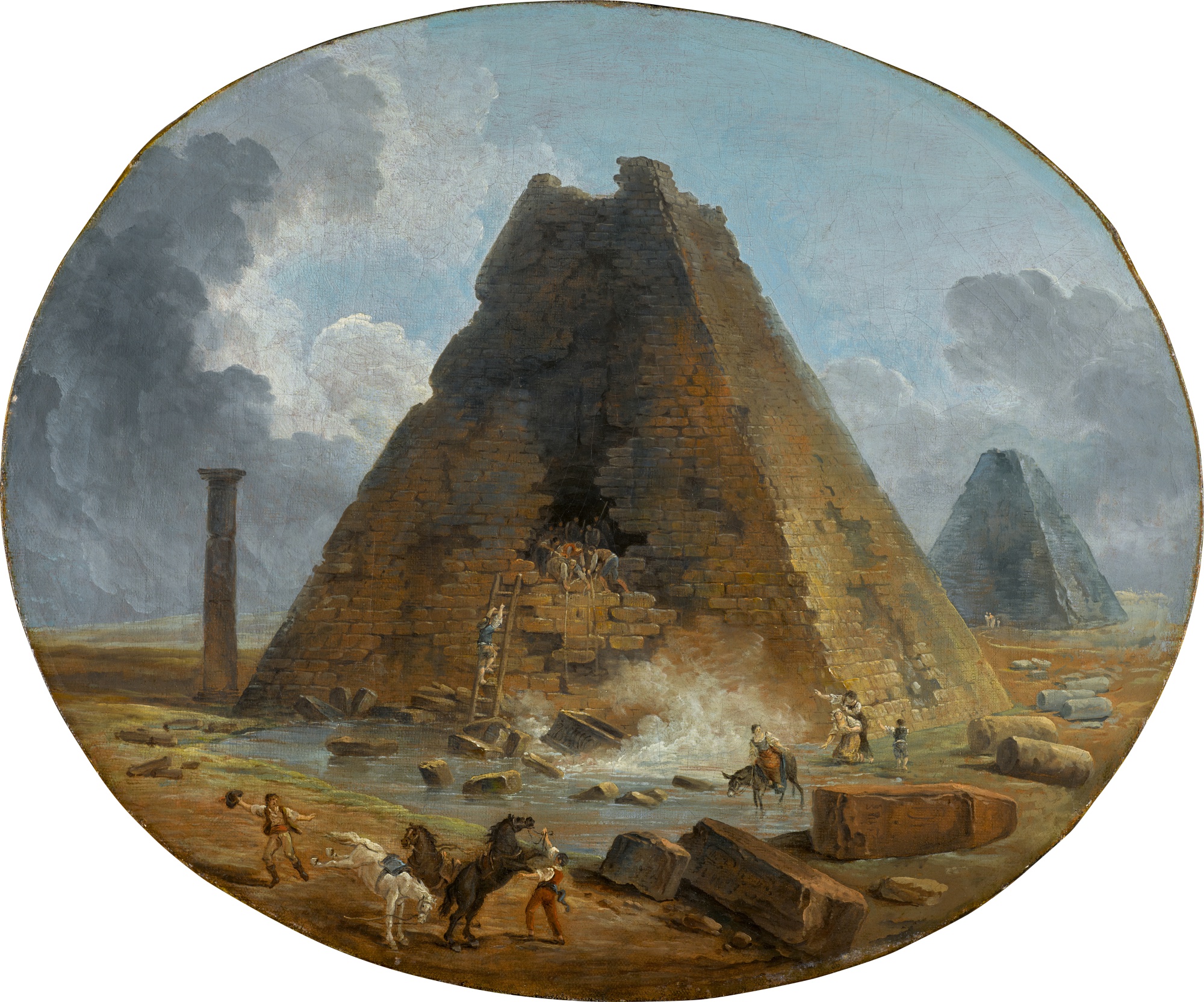 The sack of an ancient pyramid | Old Master & 19th Century Paintings ...