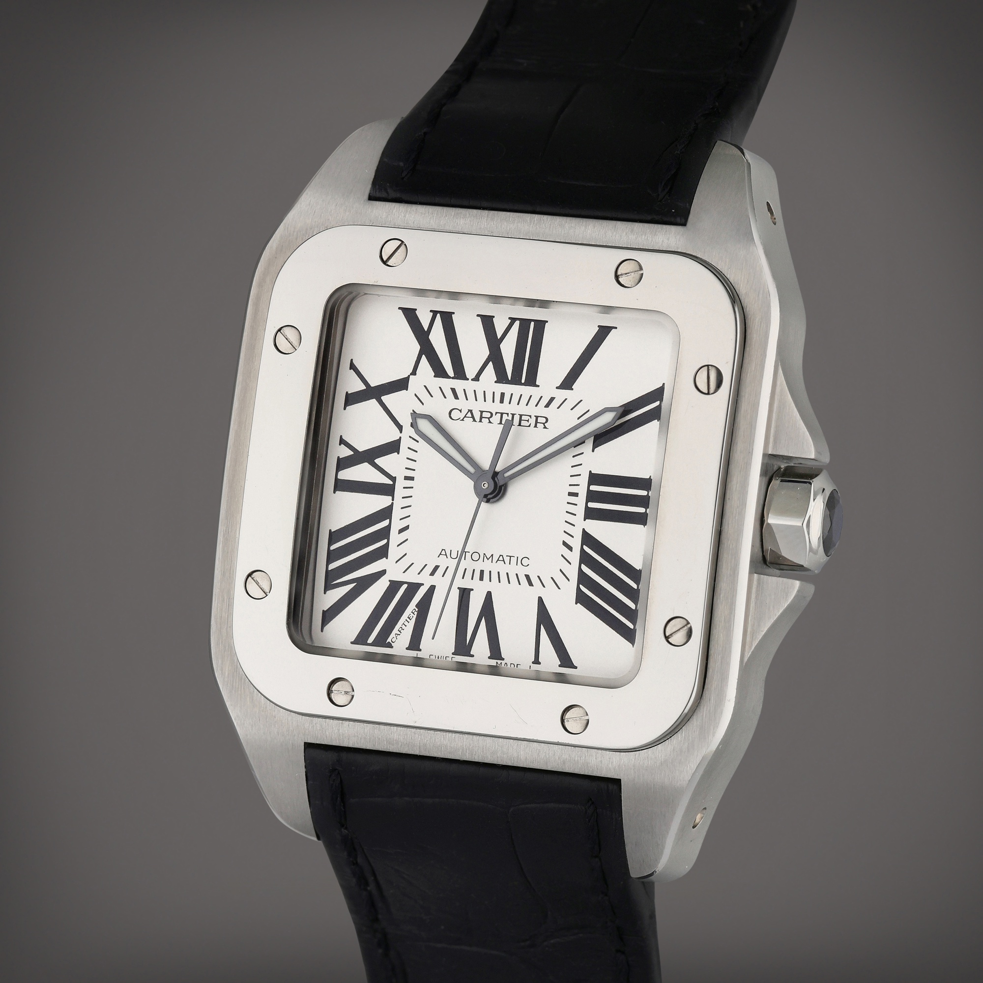 Reference 2656 Santos 100 | A stainless steel automatic rectangular ...