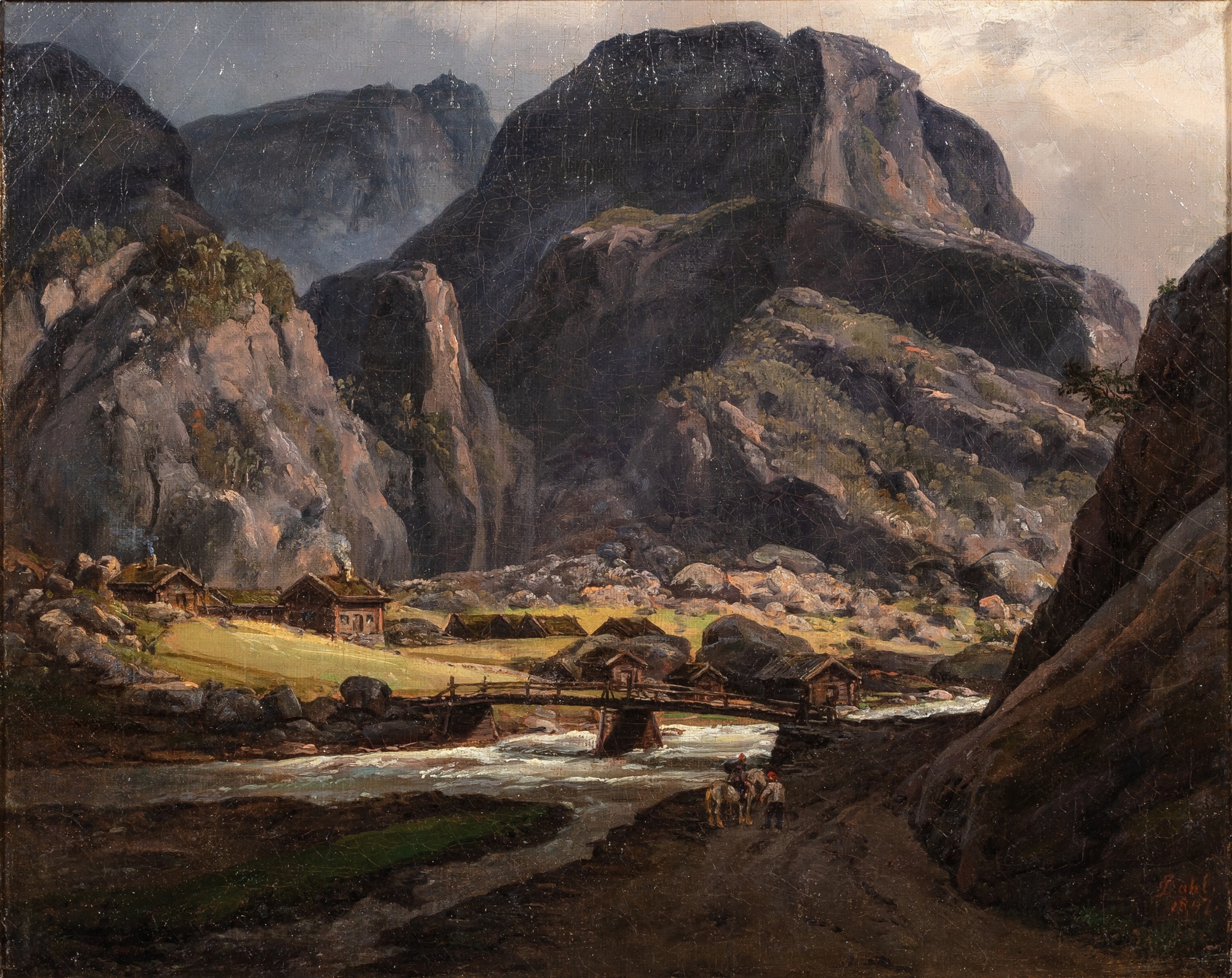 View of Nærøy Valley | Vallée de Nærøy | L’Œil infatigable – Tableaux ...