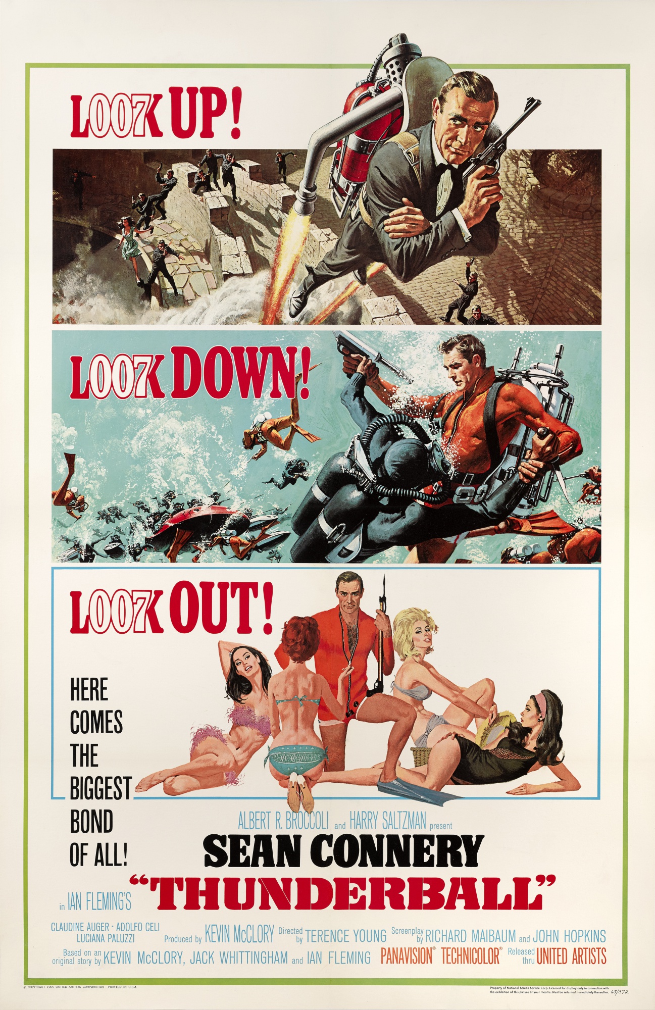 Thunderball (1965), poster, US | Original Film Posters | 2023 | Sotheby's