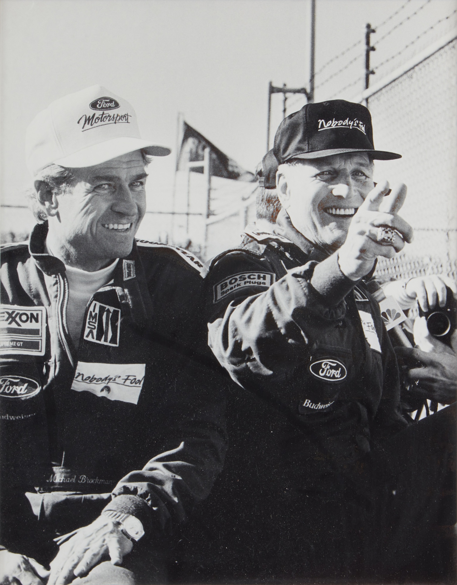 (Paul Newman) | Portrait with Michael Brockman at the 1994 24 Hours of ...